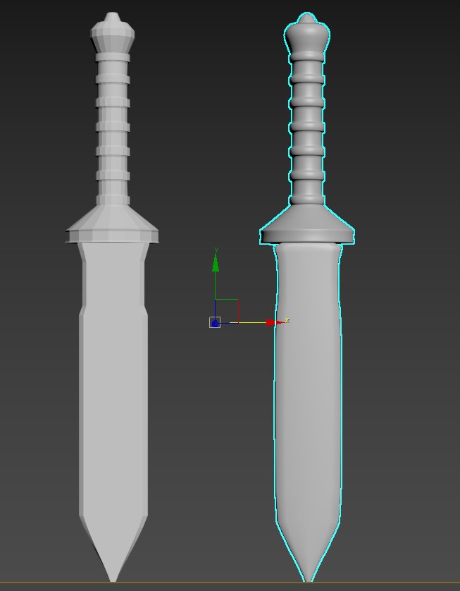ArtStation - Damaged Gladius