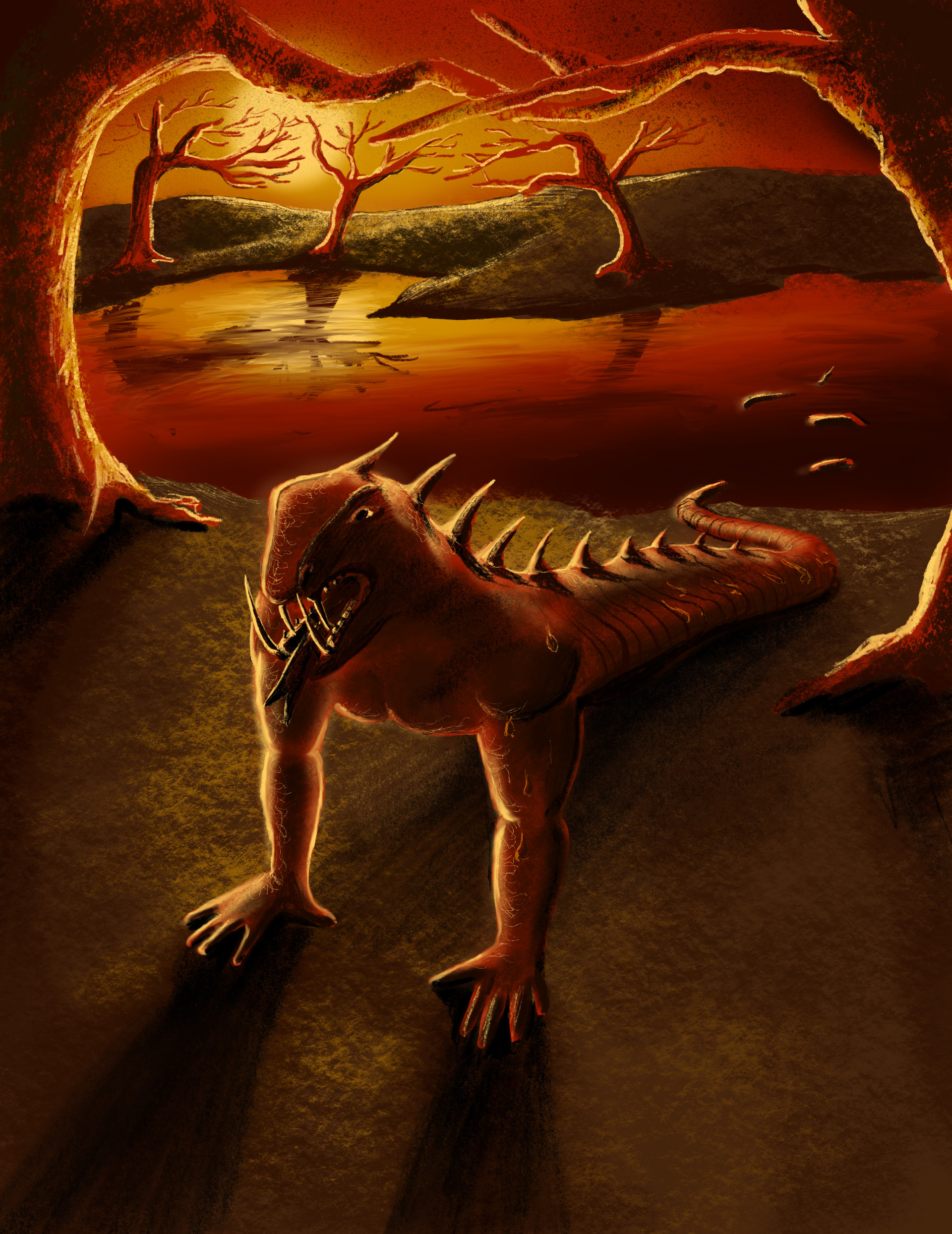 ArtStation - Red Water Devil