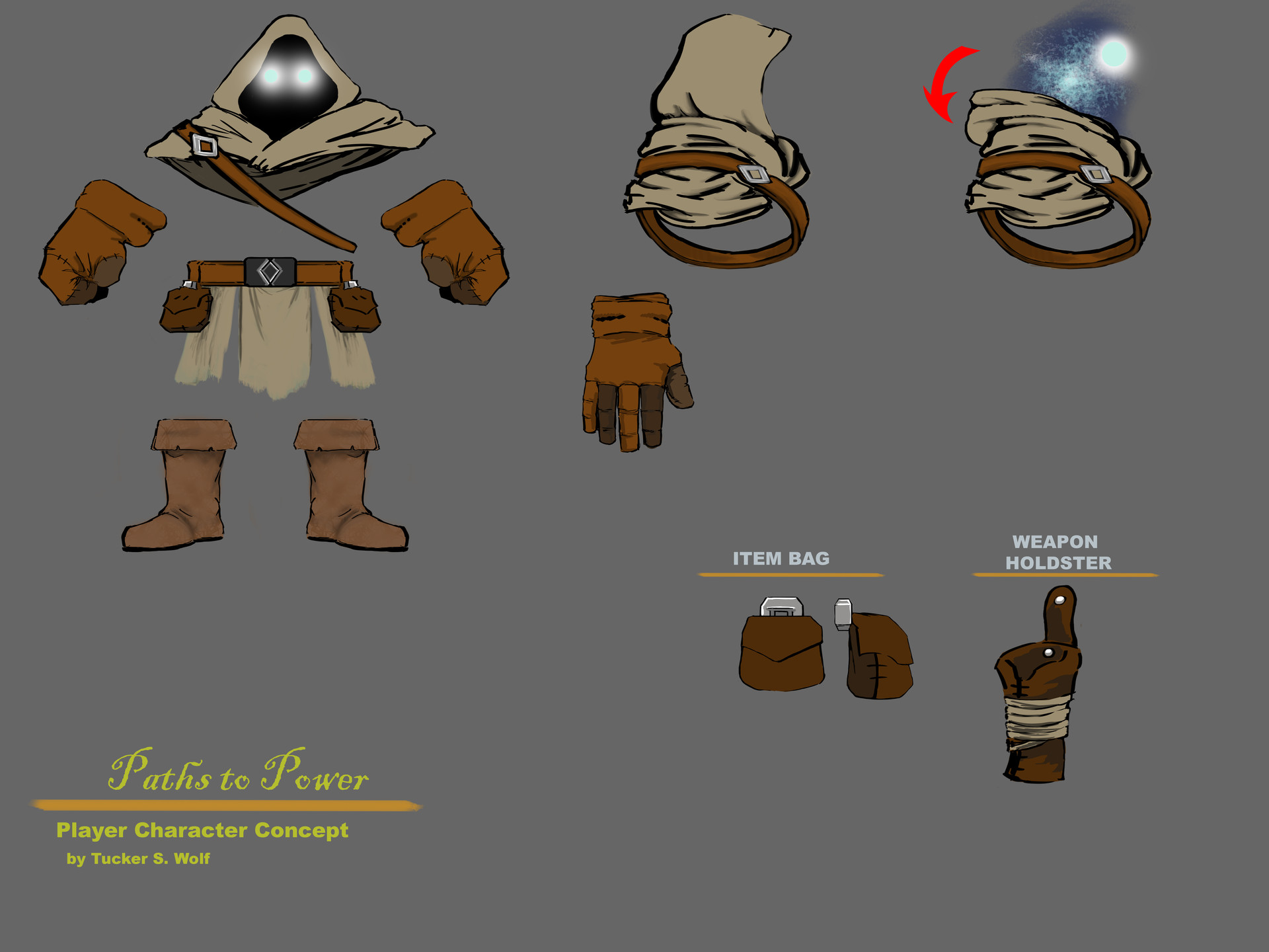 ArtStation - VR Player Character Turnaround Concept