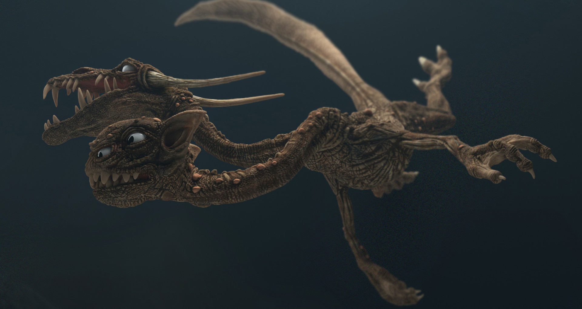 ArtStation - Two headed monster