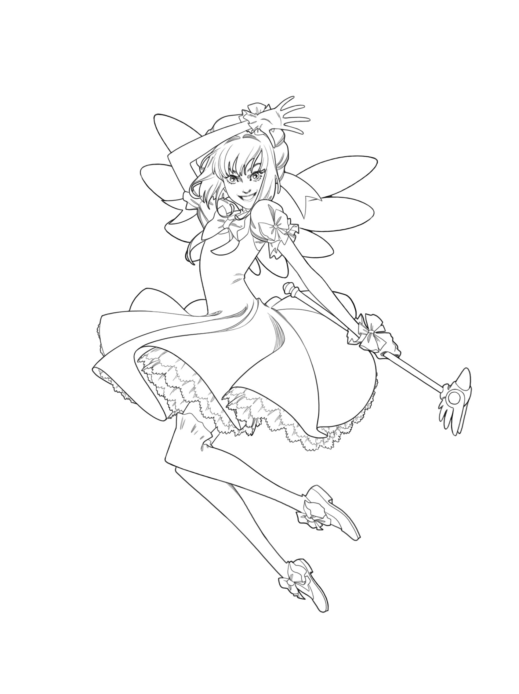 card captor coloring pages