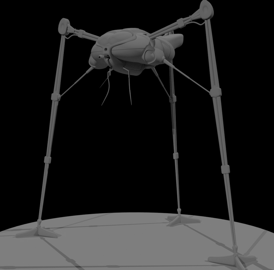 Lachlan Bryce - 3D Martian Tripod