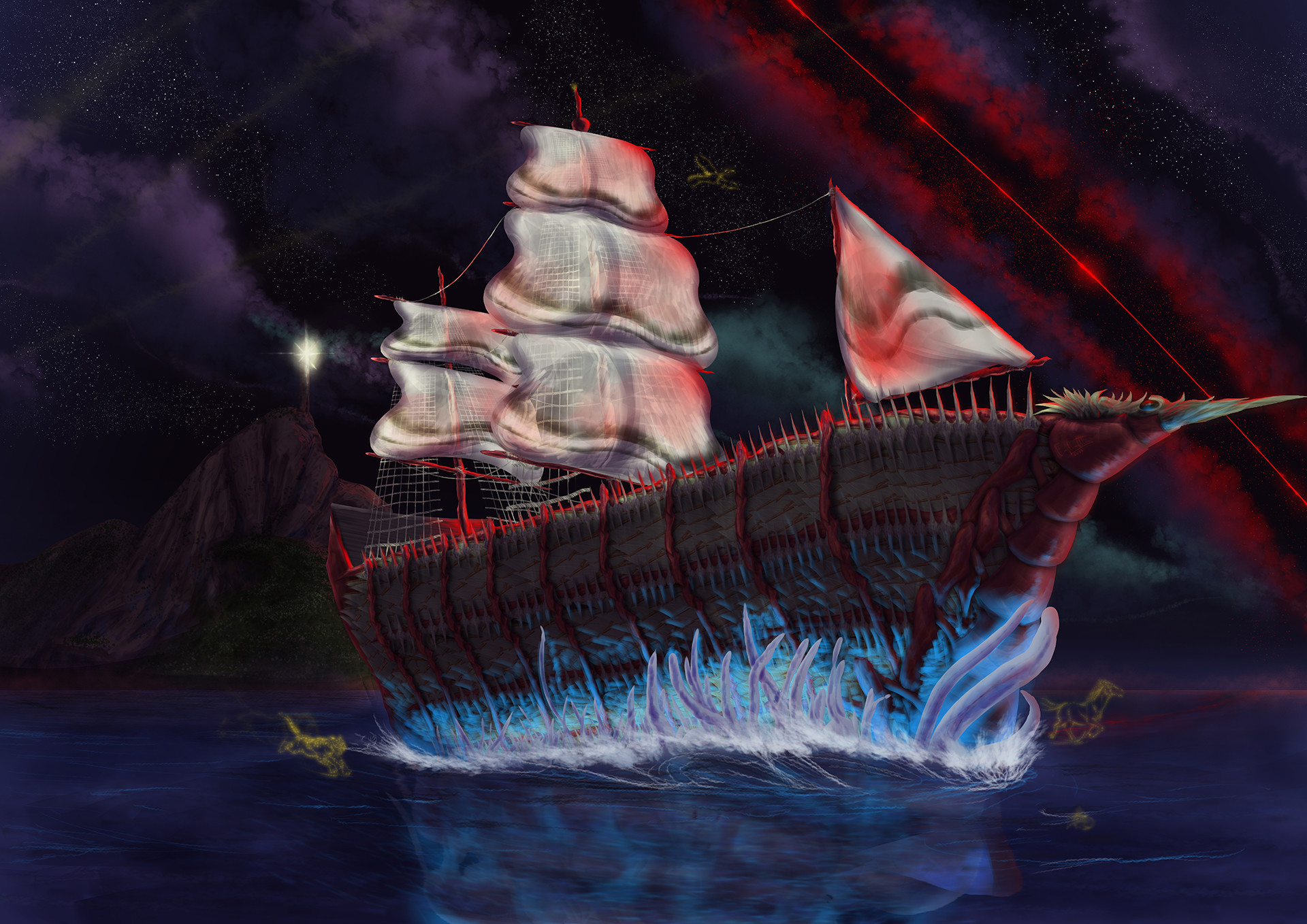 ArtStation - Crustacean Ship