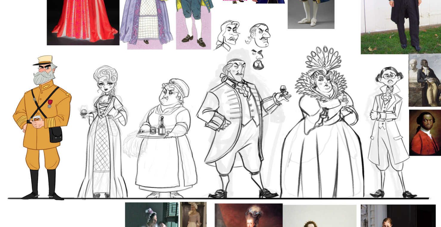 Arturo Aguirre Art - Clue Characters Redesign