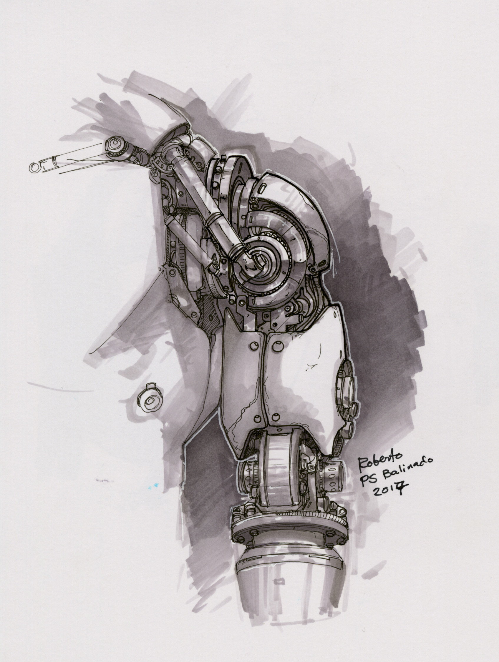 ArtStation - cybernetic arm design