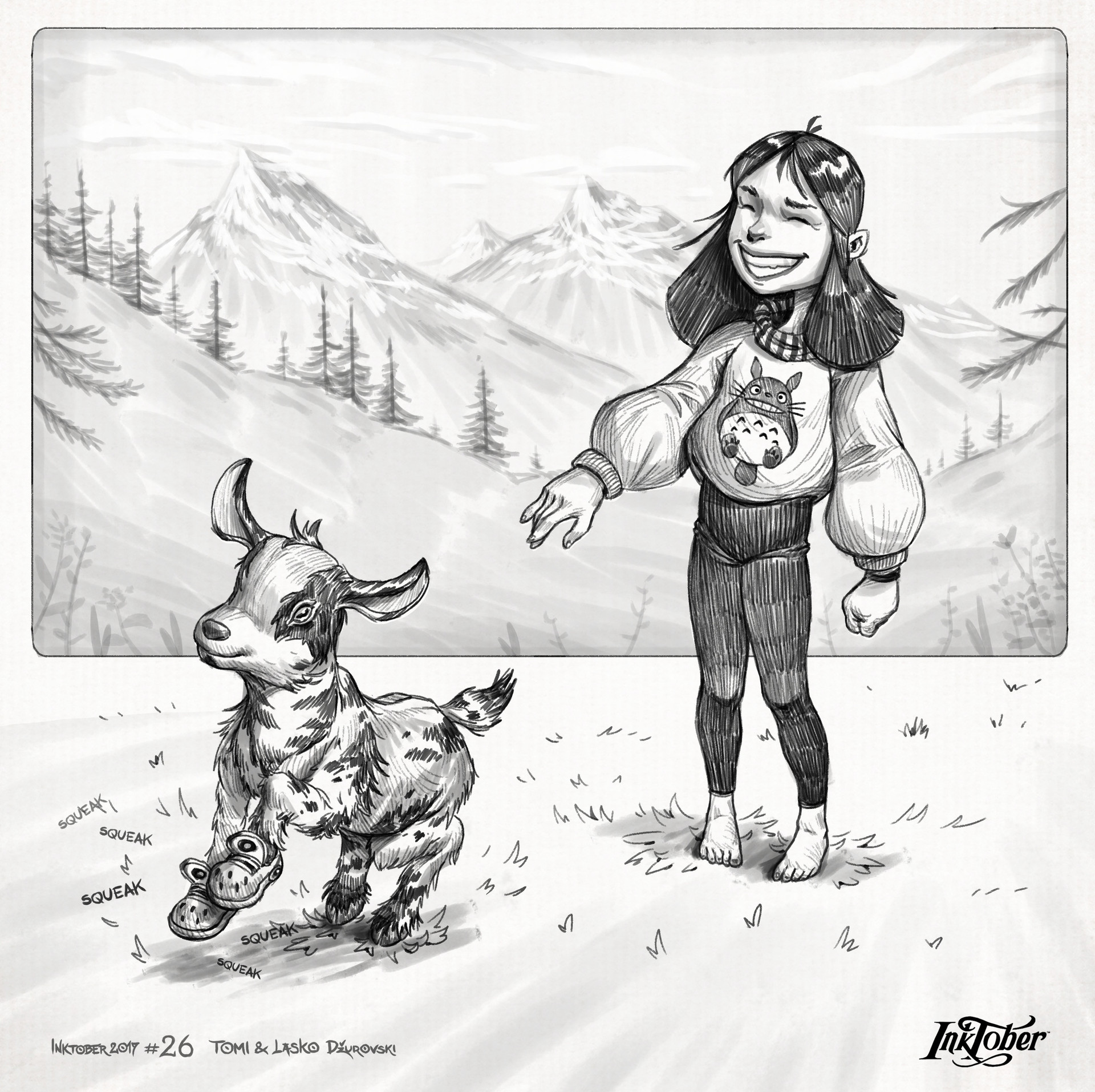 ArtStation - Inktober 2017 Squeak