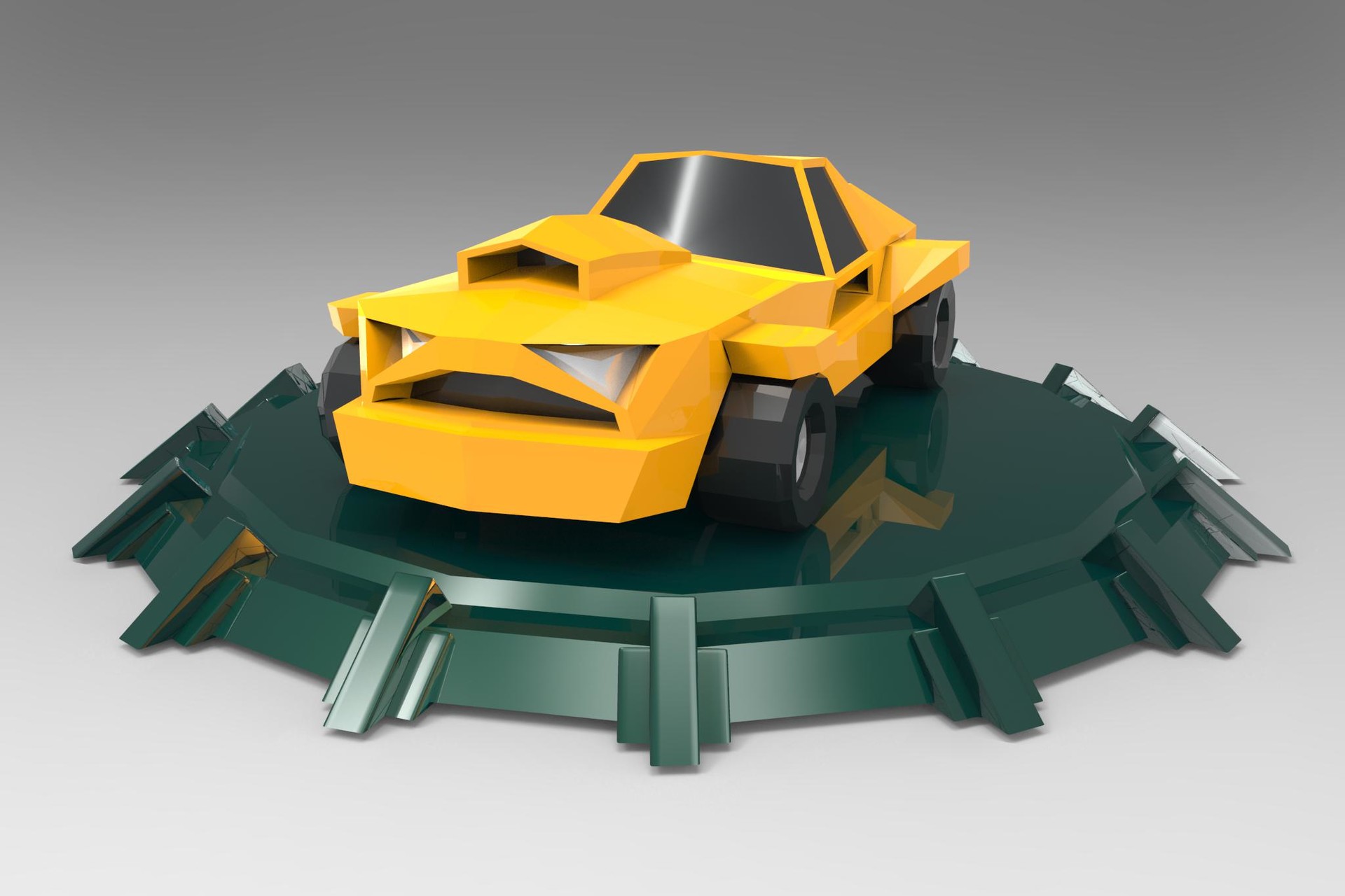 ArtStation - Low Poly Car