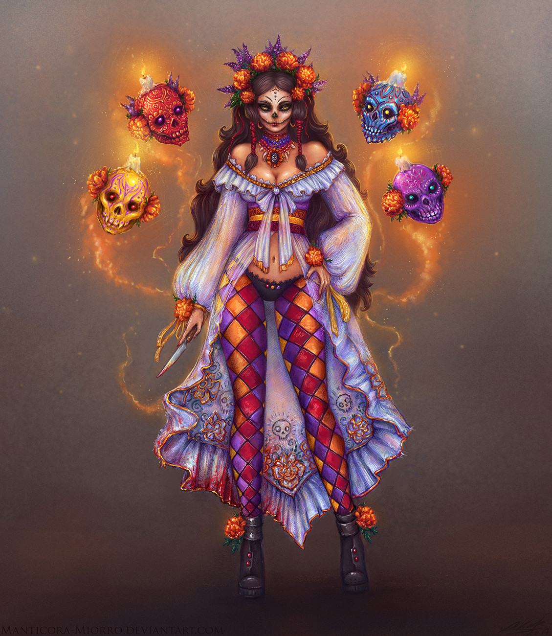 ArtStation - Flor de Muerto