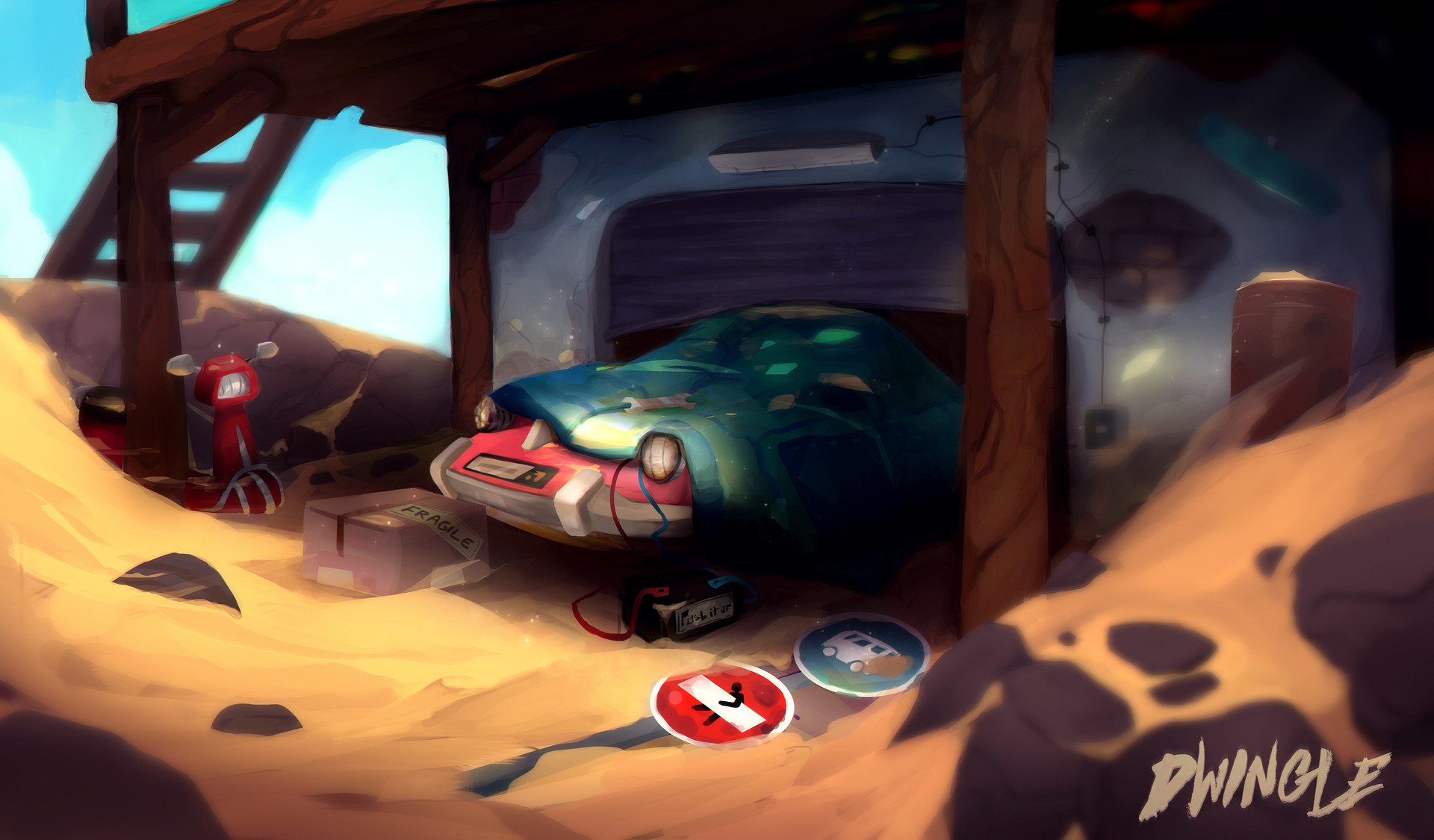 ArtStation - Dwingle - Concept environments