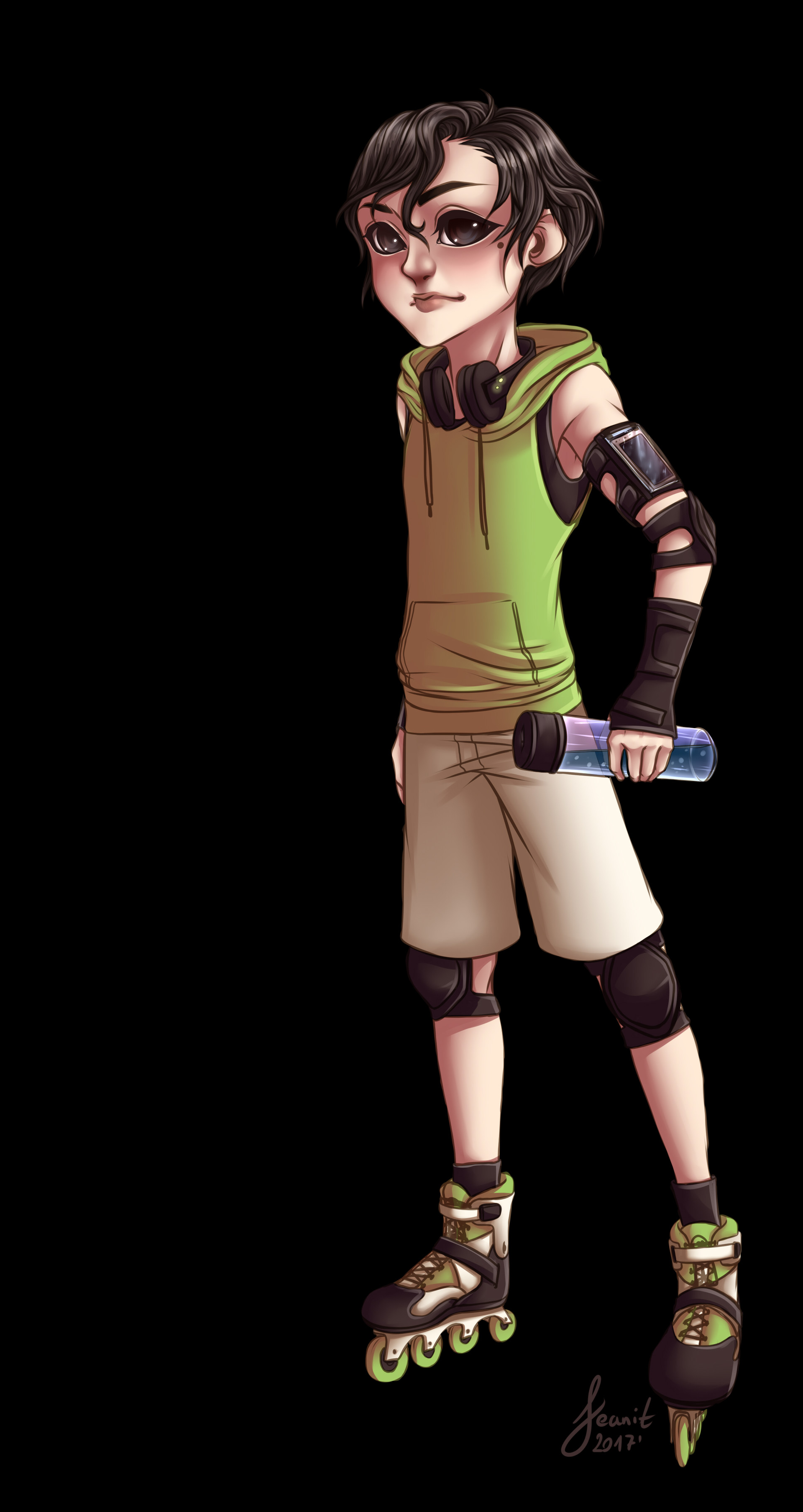 ArtStation - Rollerblade boy
