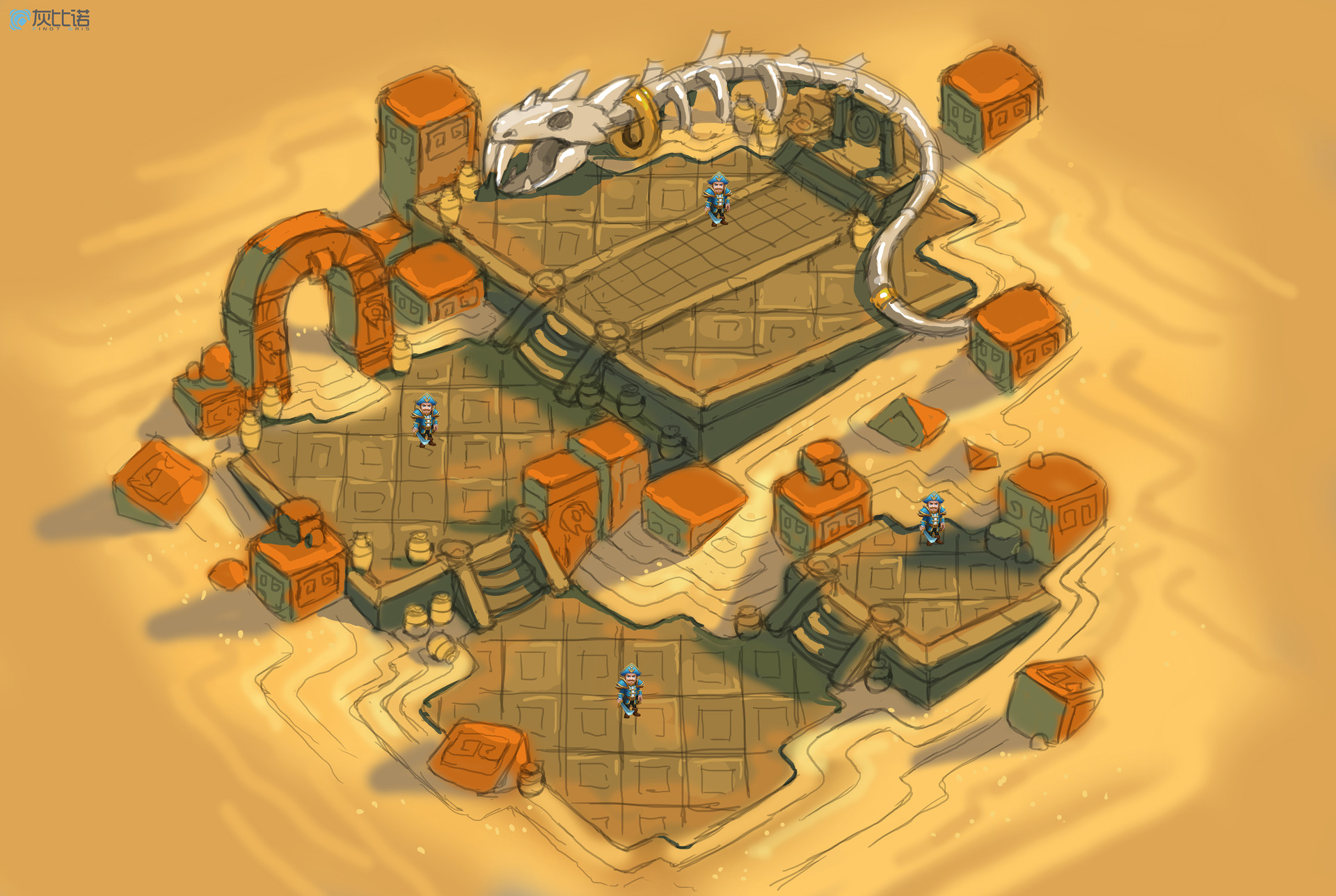 ArtStation - Desert relics