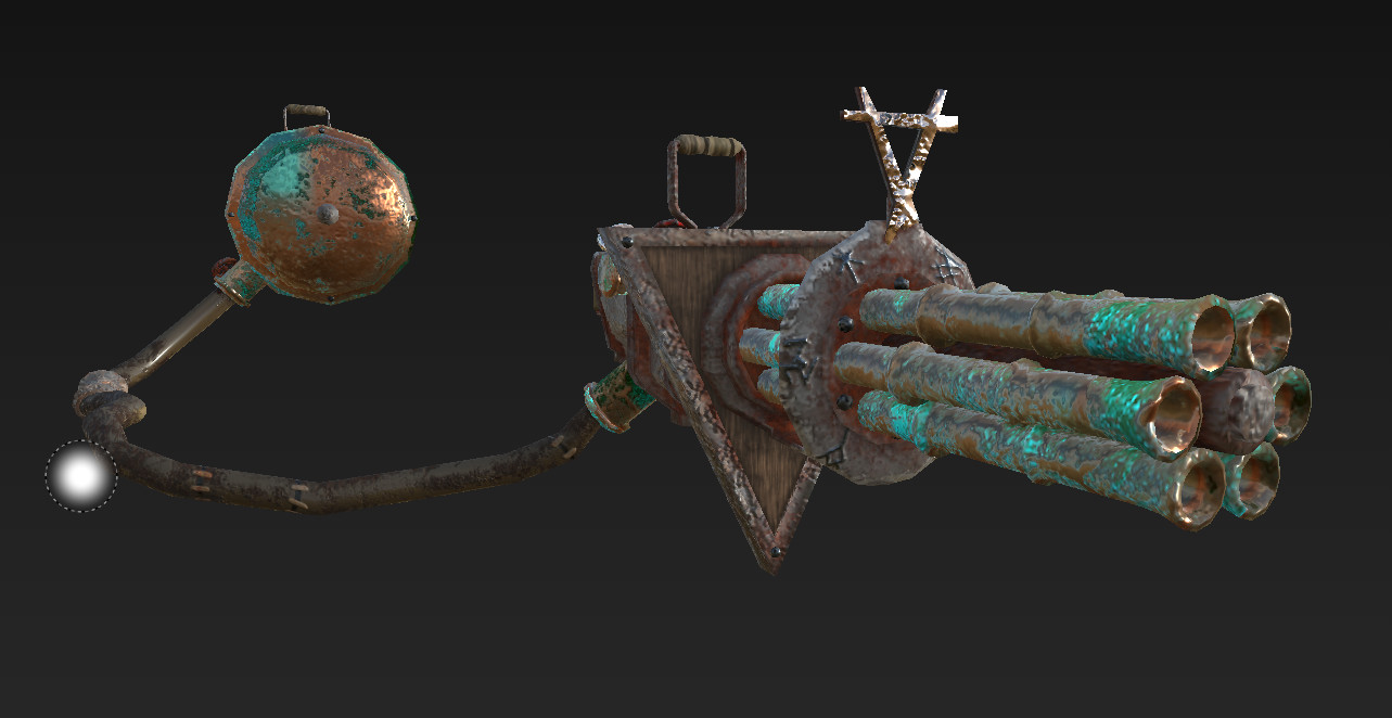 ArtStation - Skaven Ratling gun