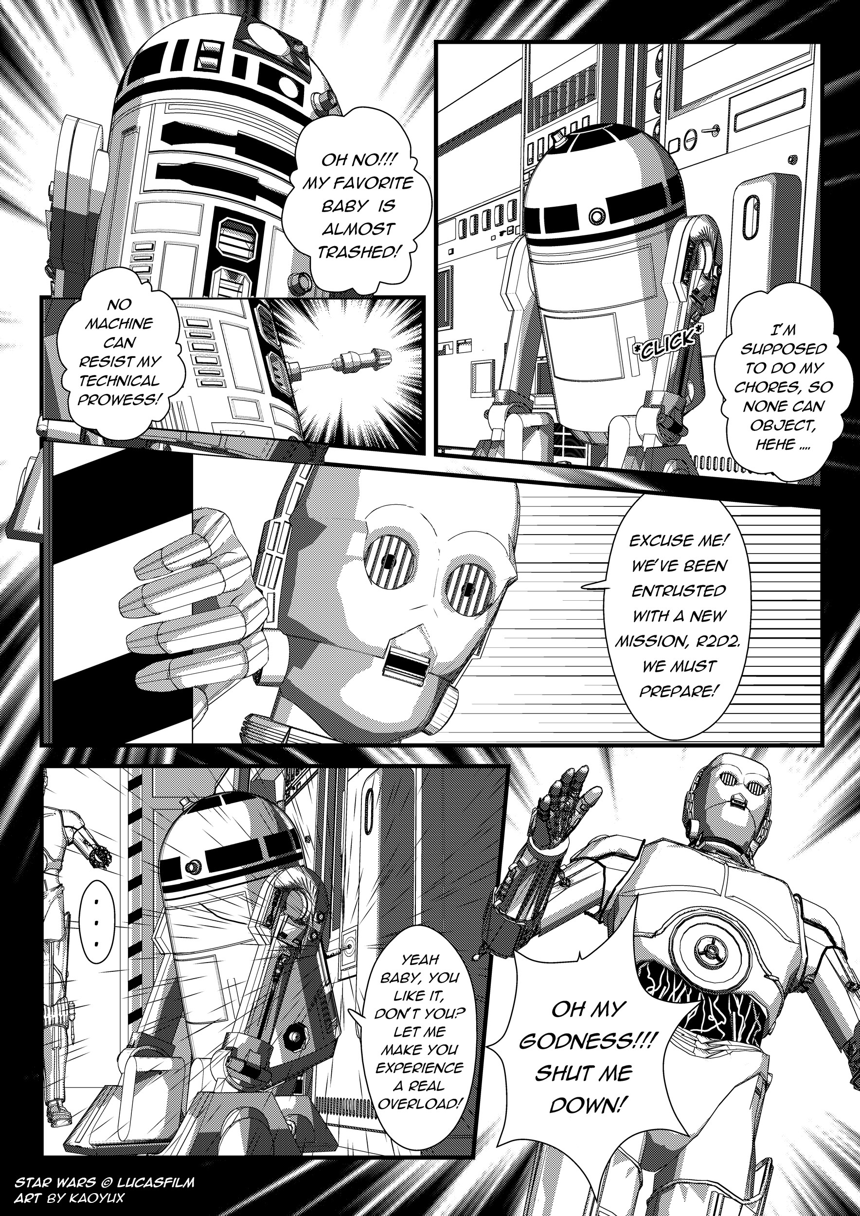 ArtStation - Star Wars - R2D2's Dark Side