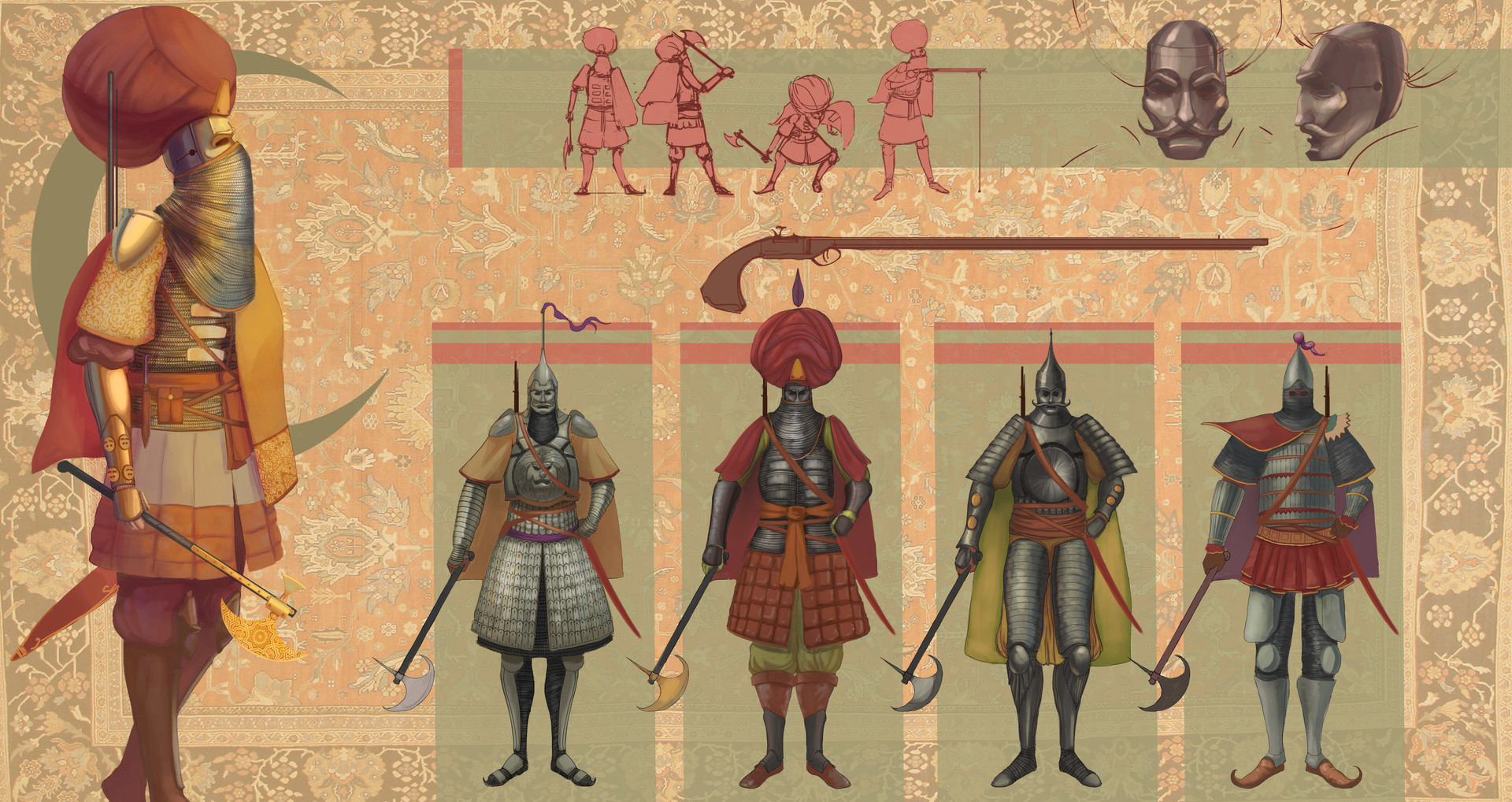 ArtStation - Indo Persian Character