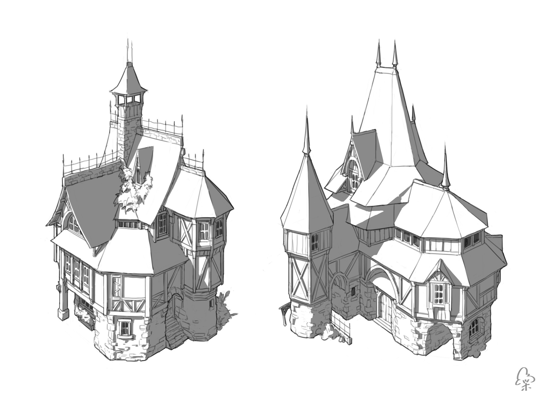 ArtStation - Medieval architecture