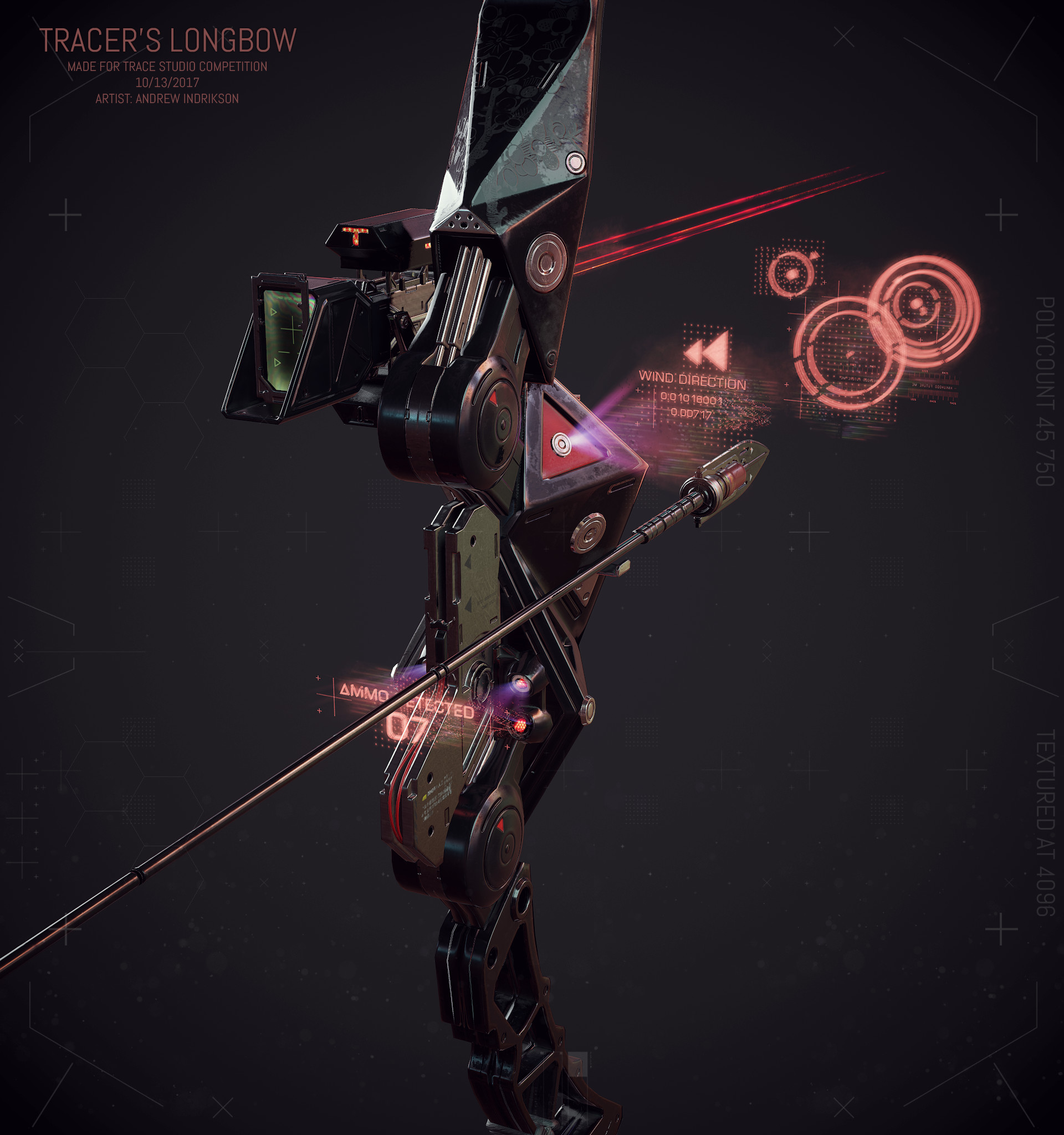 ArtStation - Tracer's longbow
