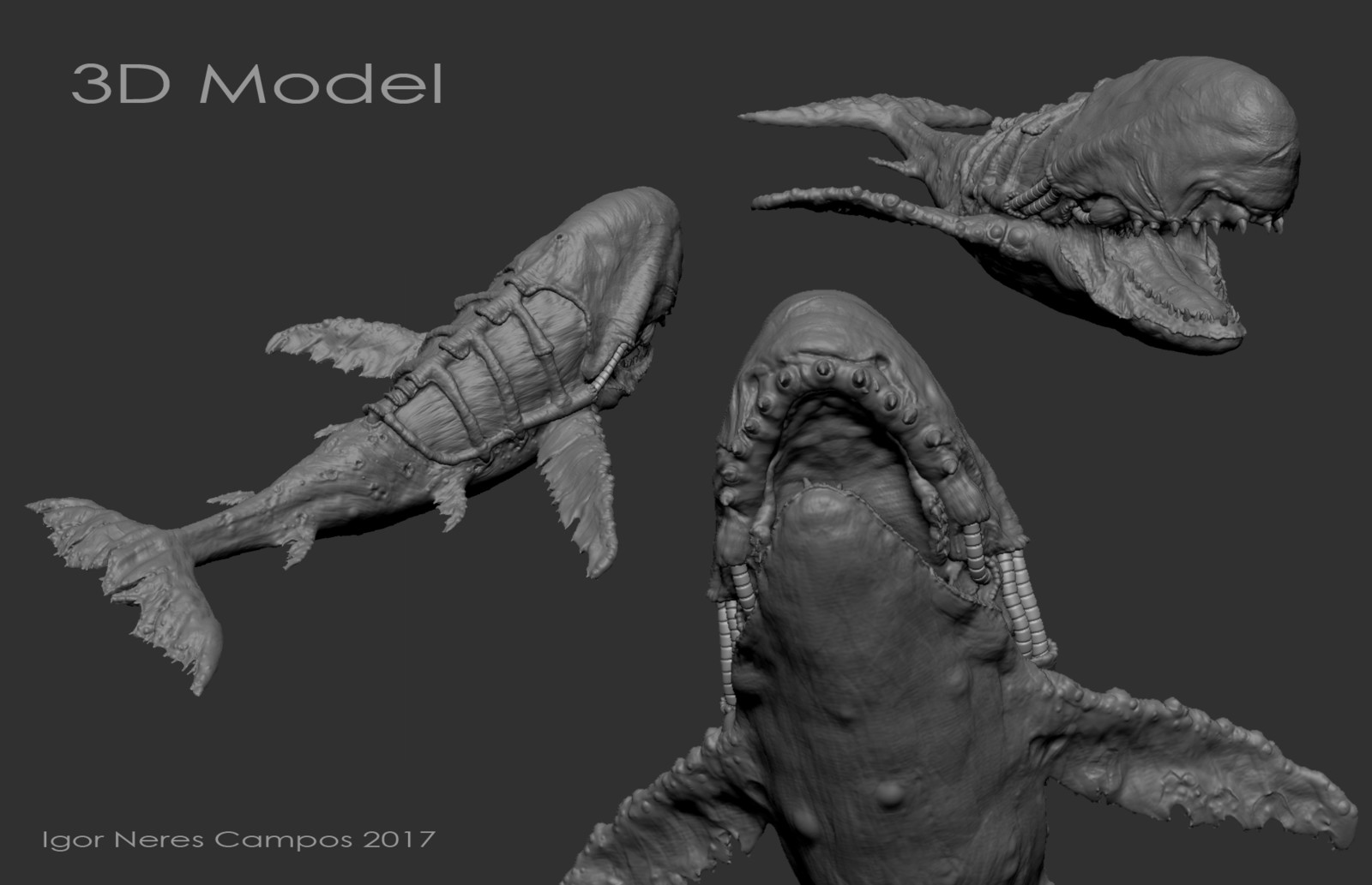 Igor Campos 3D - Monster whamon Redesign