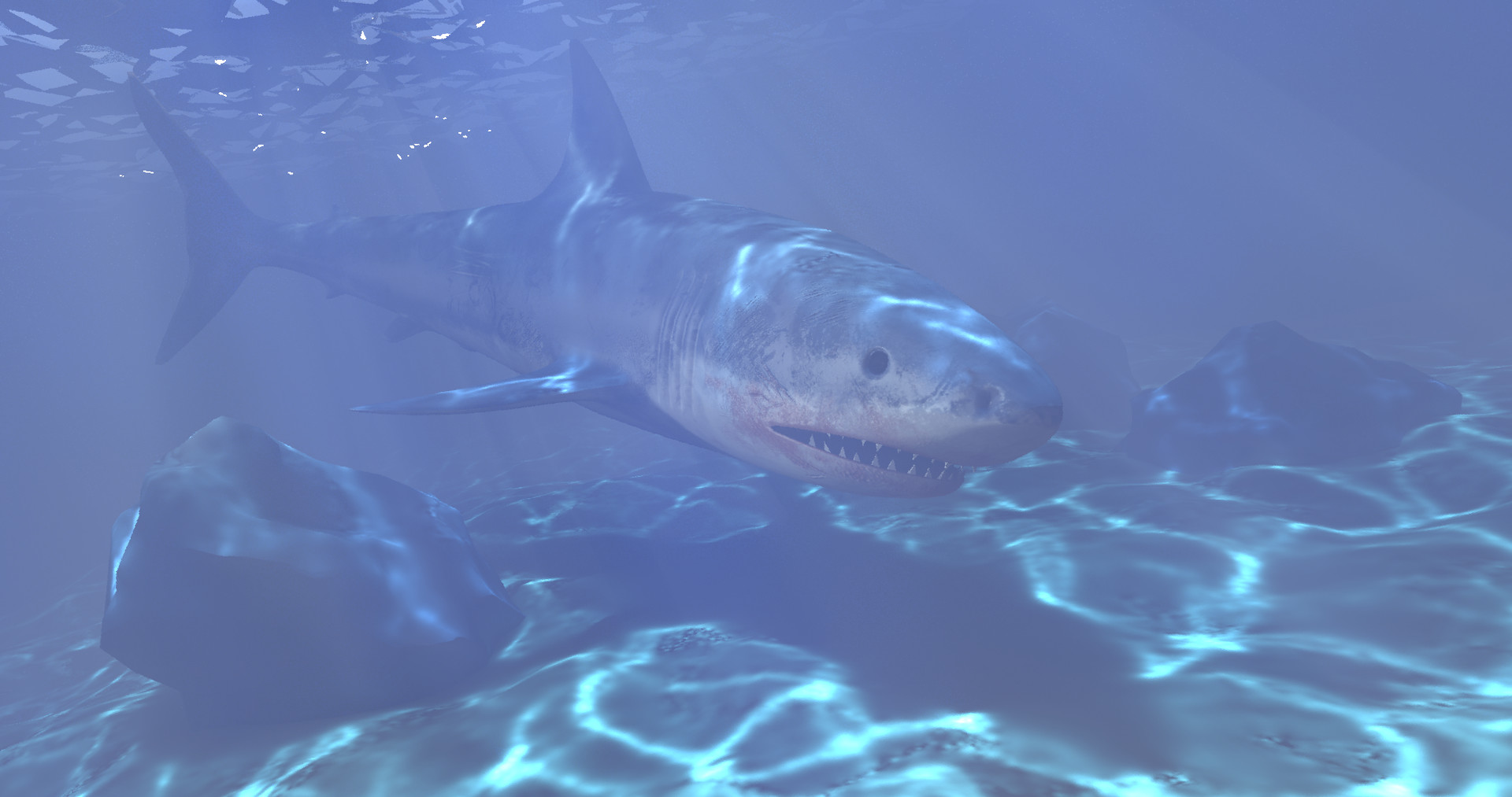 how to draw a realistic underwater scene