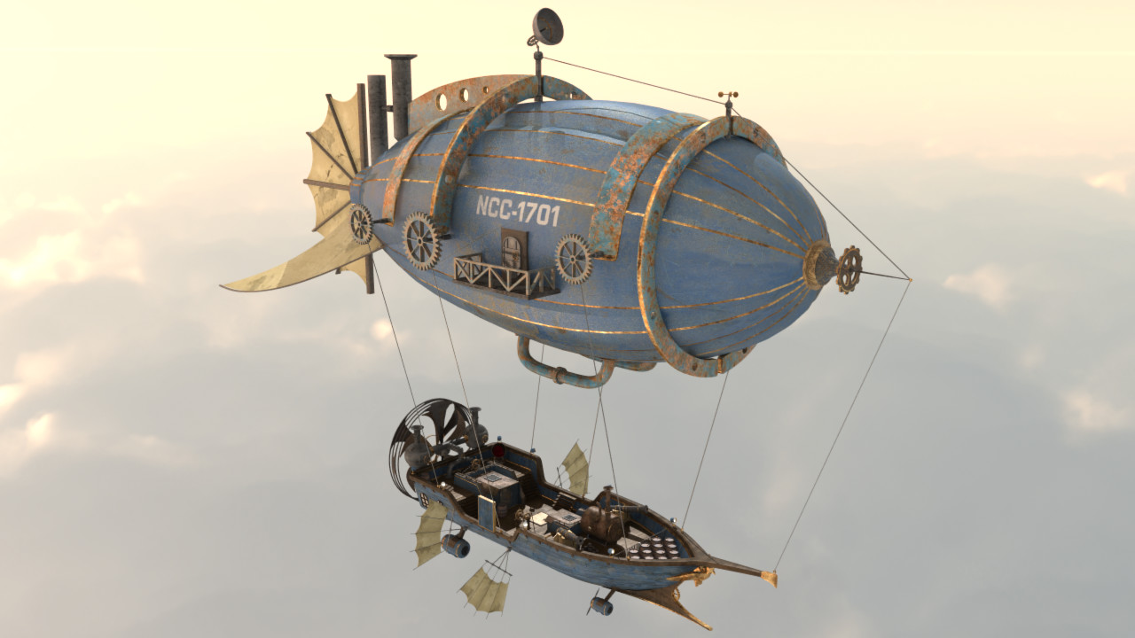 Marco Pallini - Steampunk Dirigible