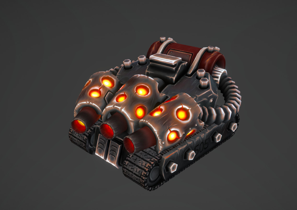 Dmitry Charankov - Flame Tank (Hand Painted)