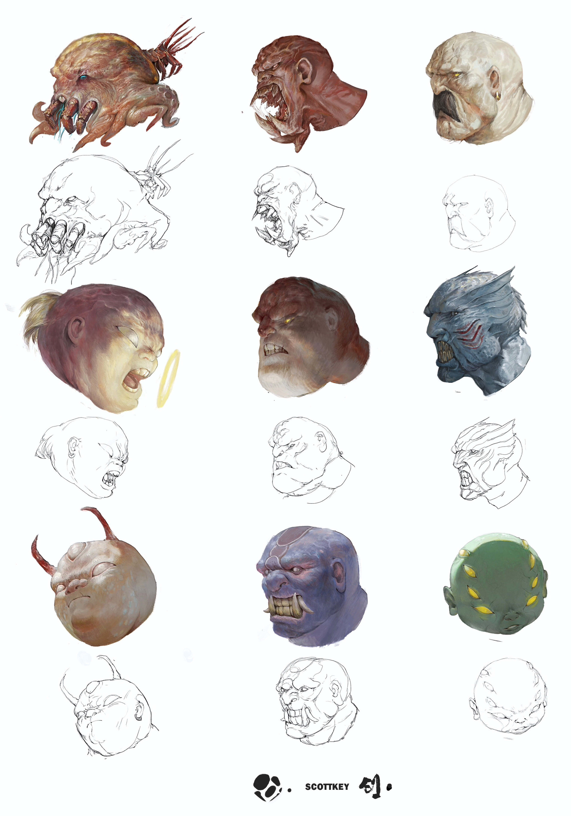 ArtStation - head design