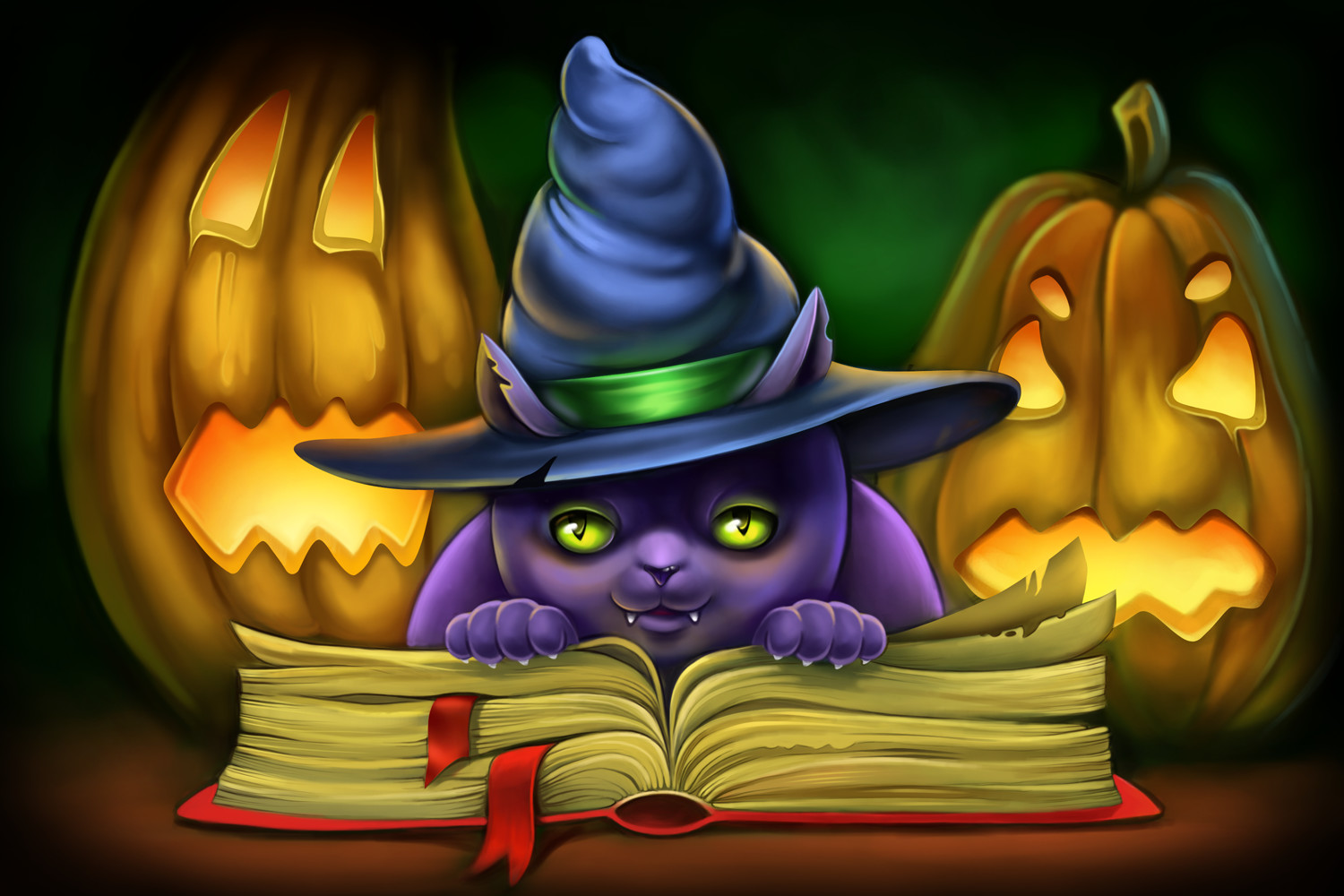 ArtStation - Magic cat