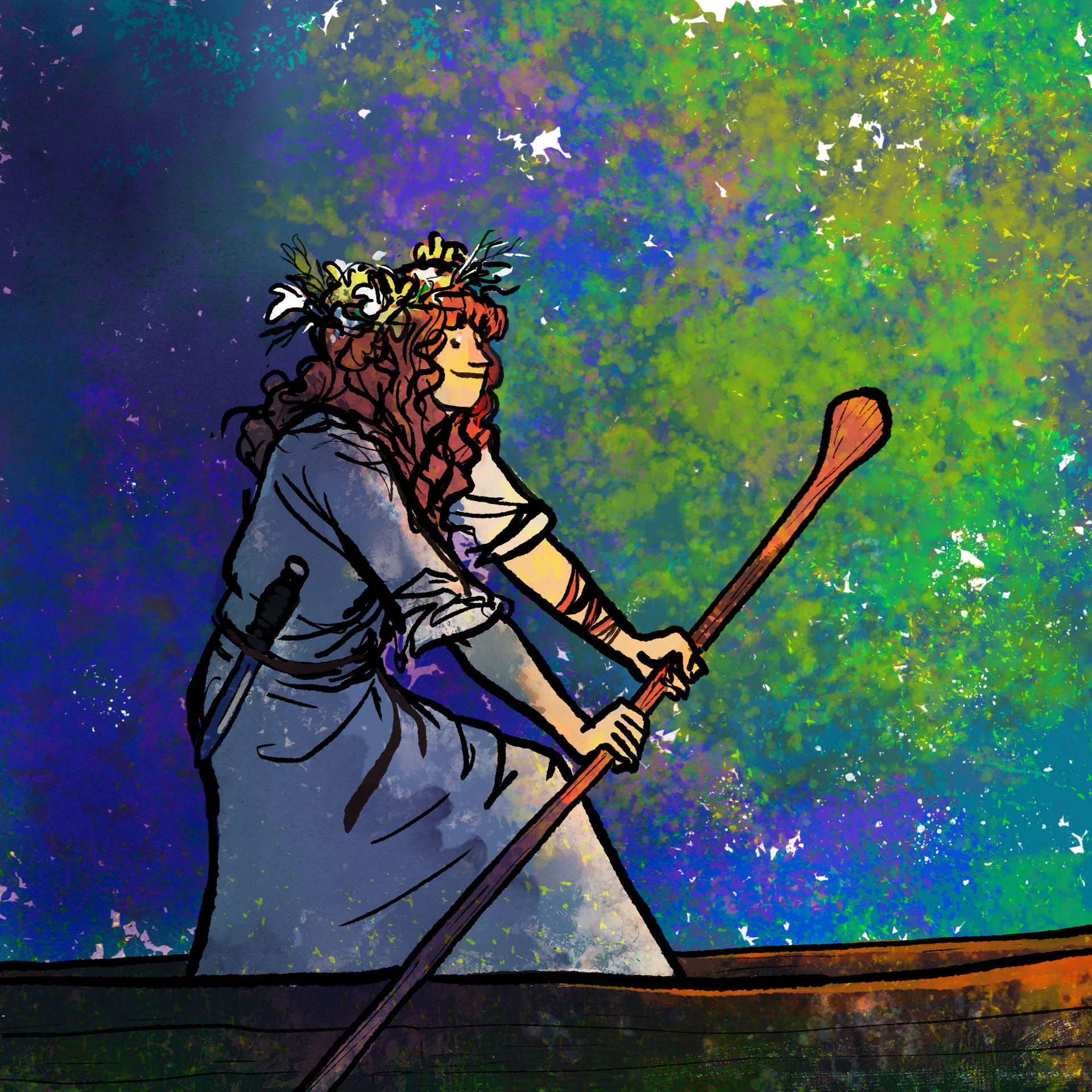 ArtStation - Row, Row, Row Your Boat...