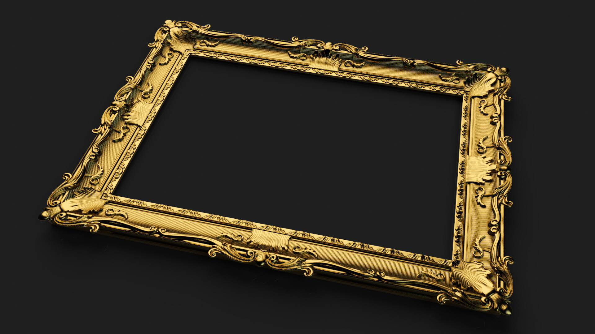 ArtStation - Golden frame