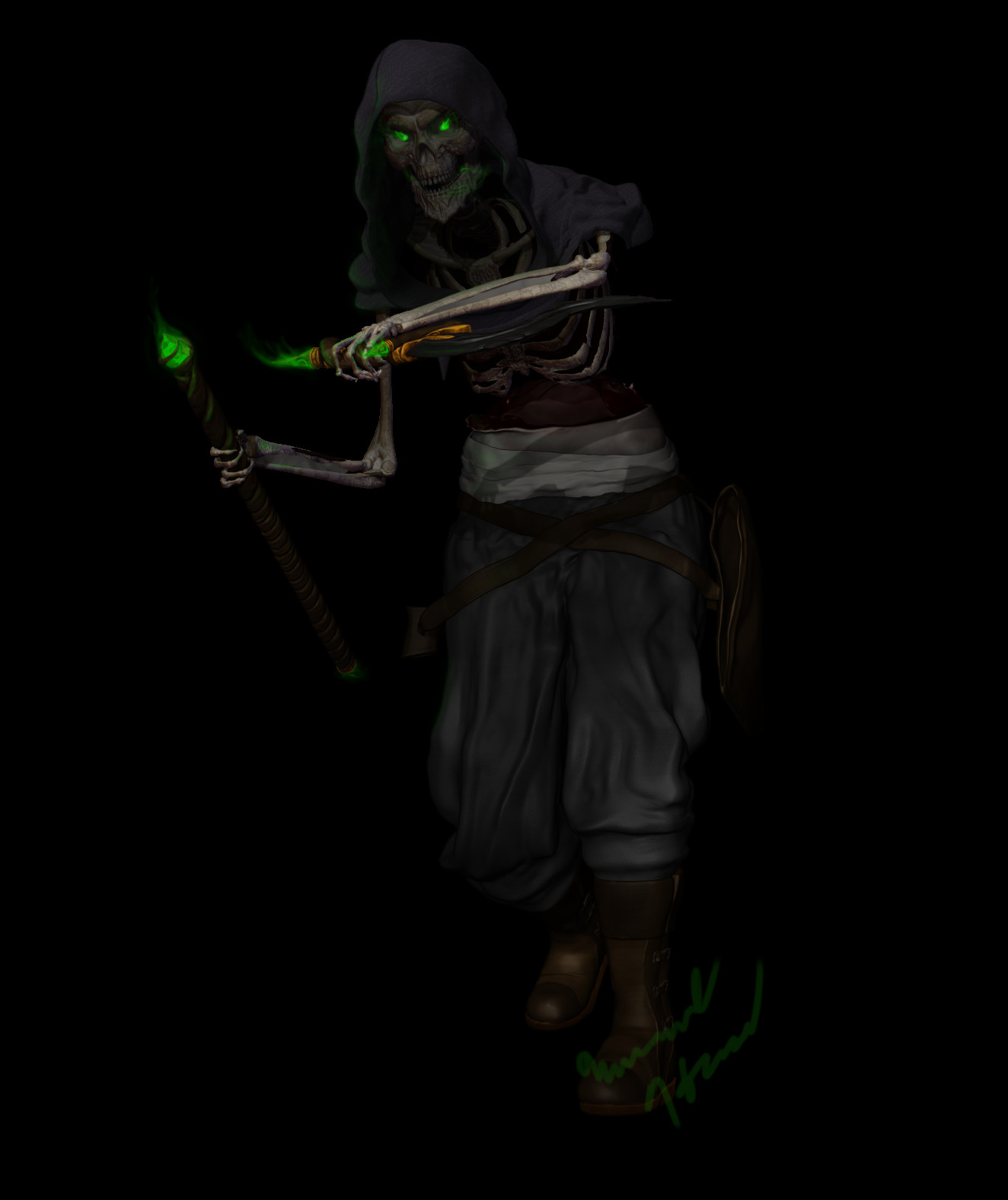 ArtStation - Skeletal Necromancer