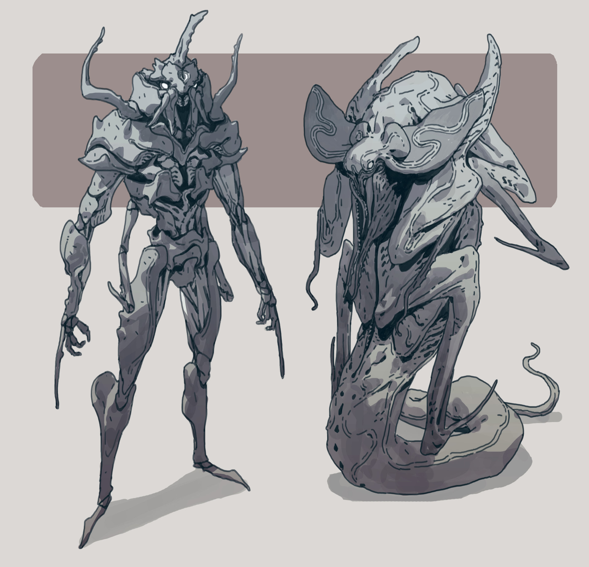 Alien creatures by Adam Lee : r/ImaginaryMonsters