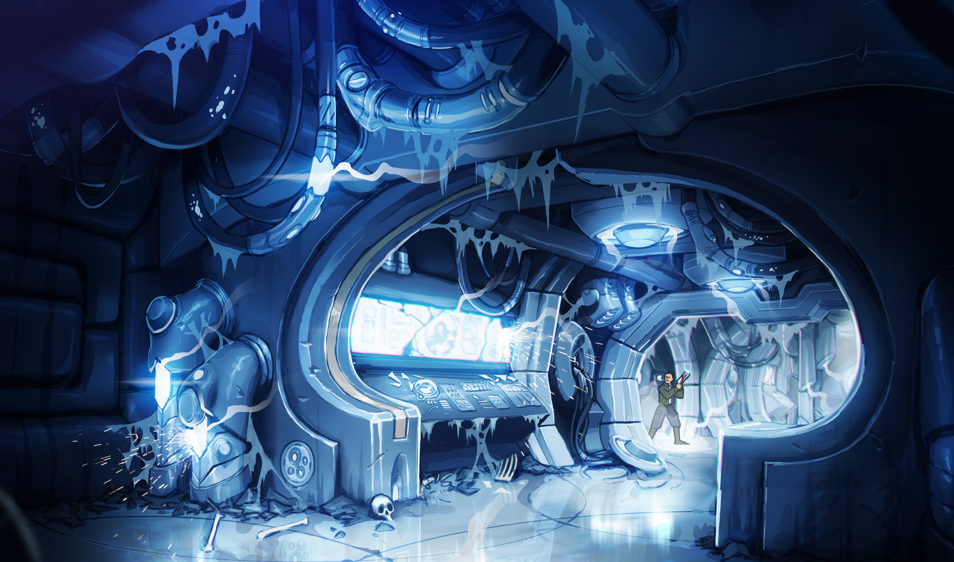 ArtStation - From other Suns - undead Alien Concepts