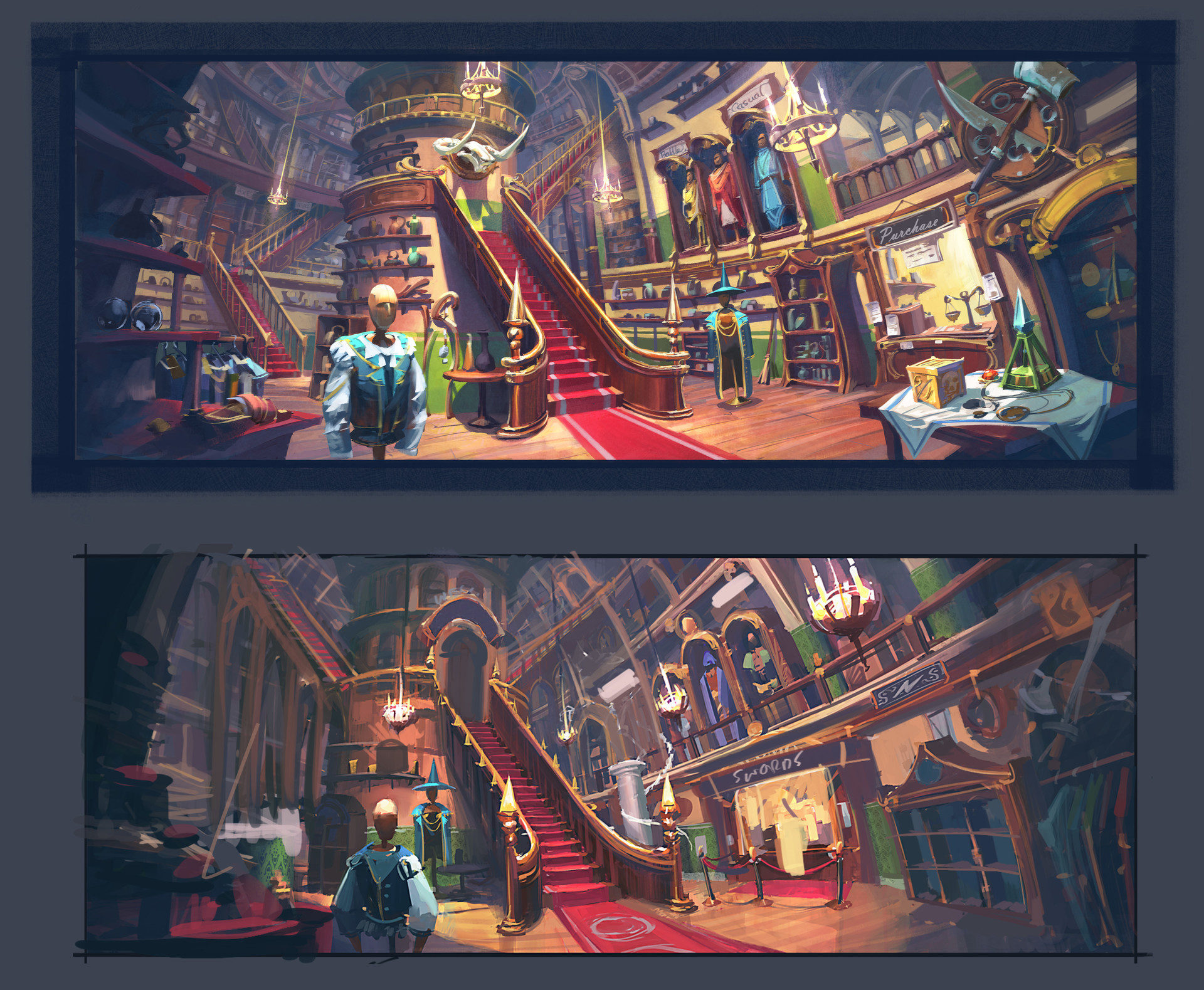 ArtStation - Interior Design for a shop.