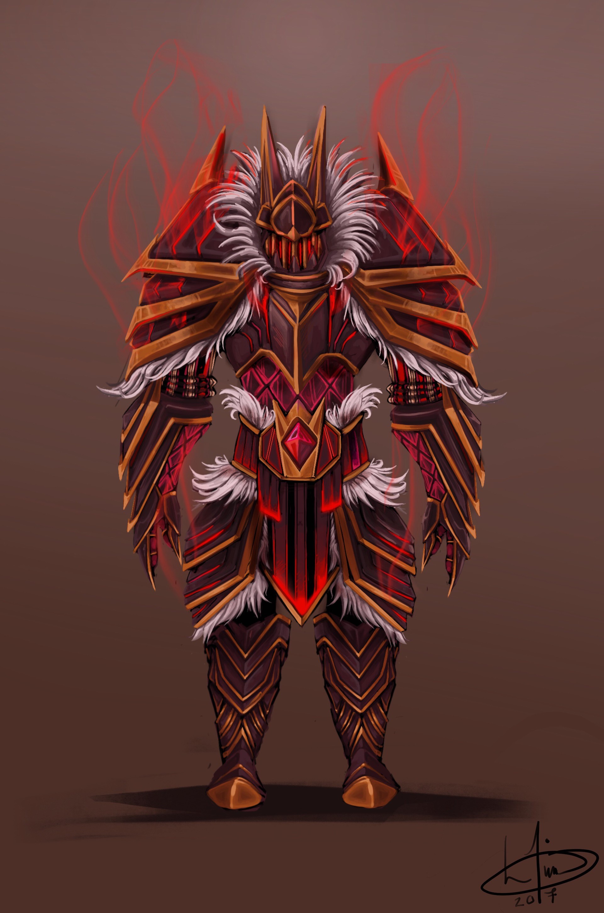 ArtStation - Warcraft Mythic Armour Concept (Fanart)