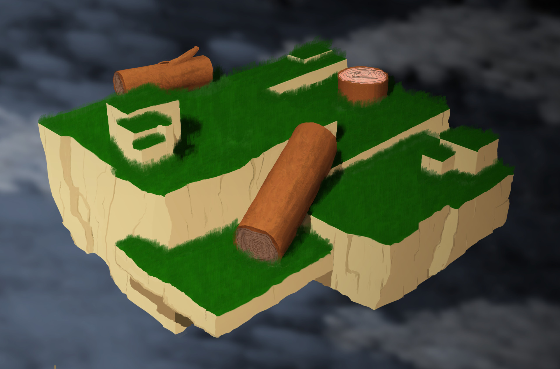 ArtStation - Class Exercise: Drawing over a 3D base