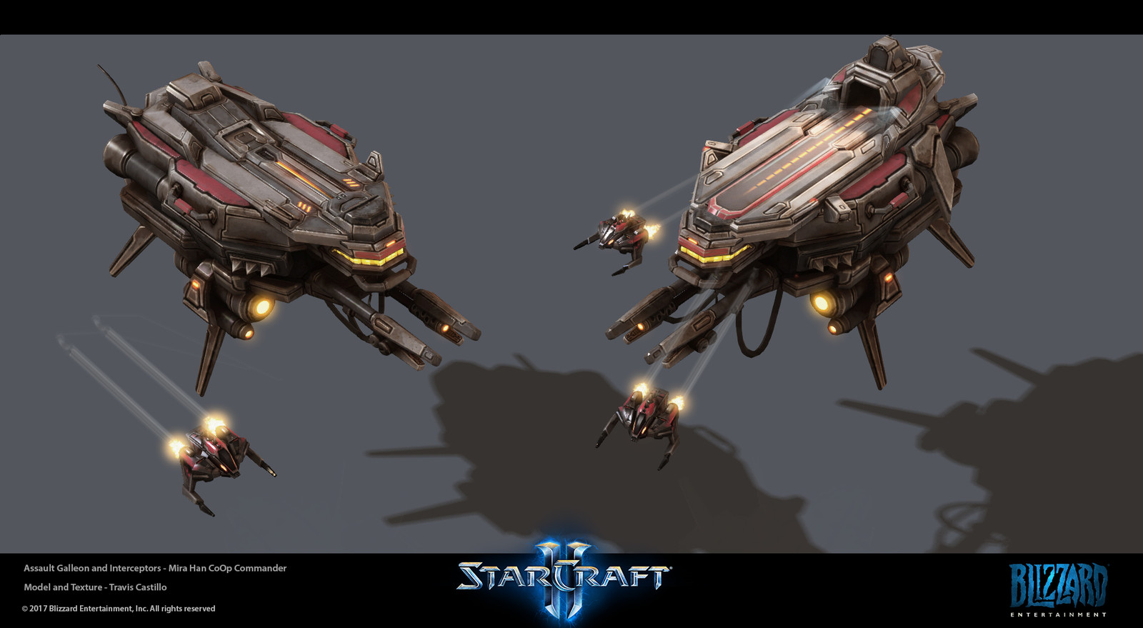 Travis Castillo - Starcraft 2 - Mira Han - Assault Galleon