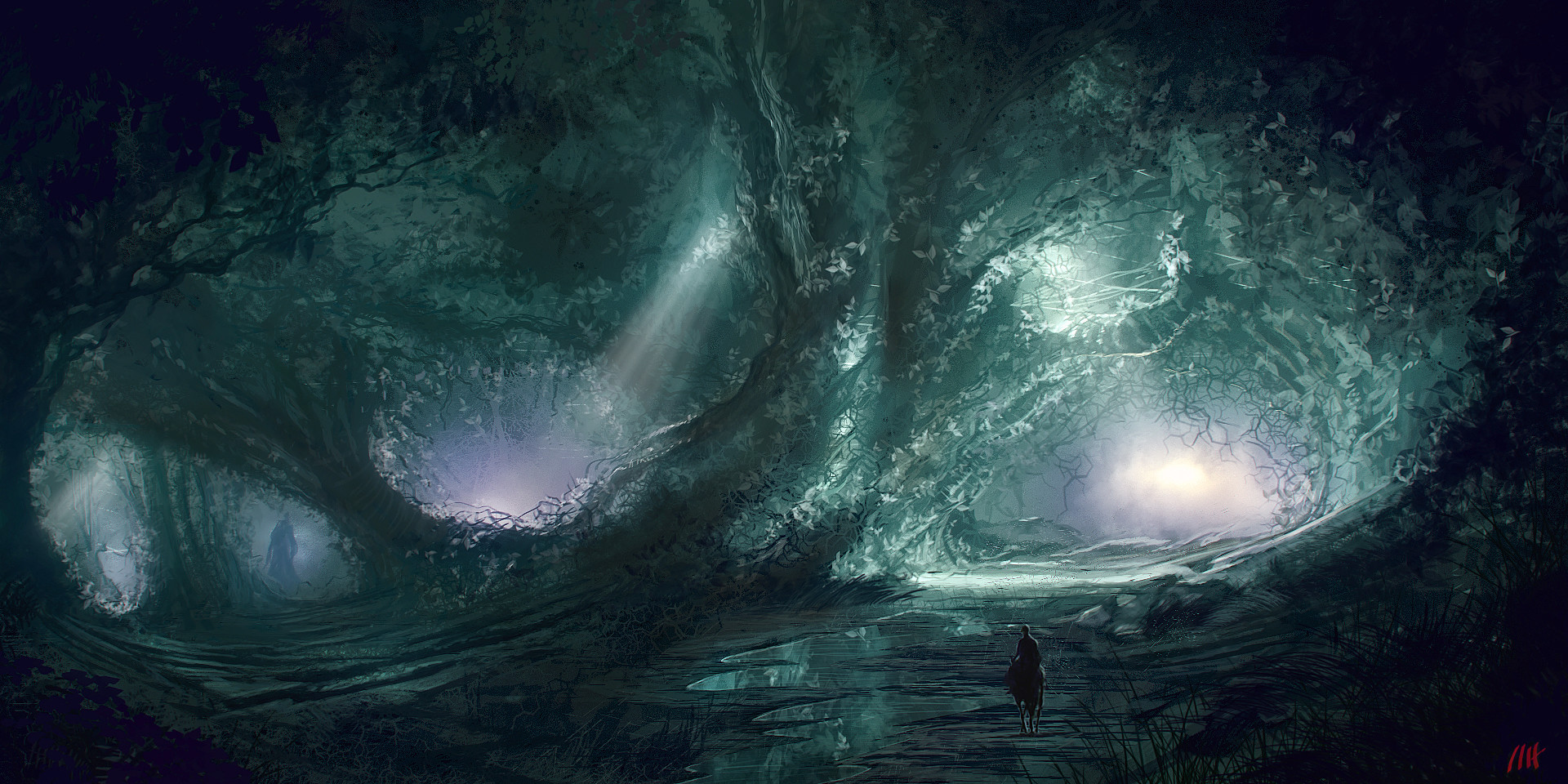 ArtStation - Lonely in the Forest