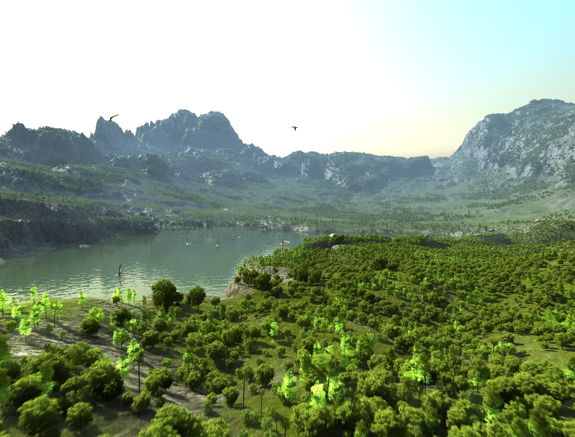 ArtStation - Pangea Rendering Tests