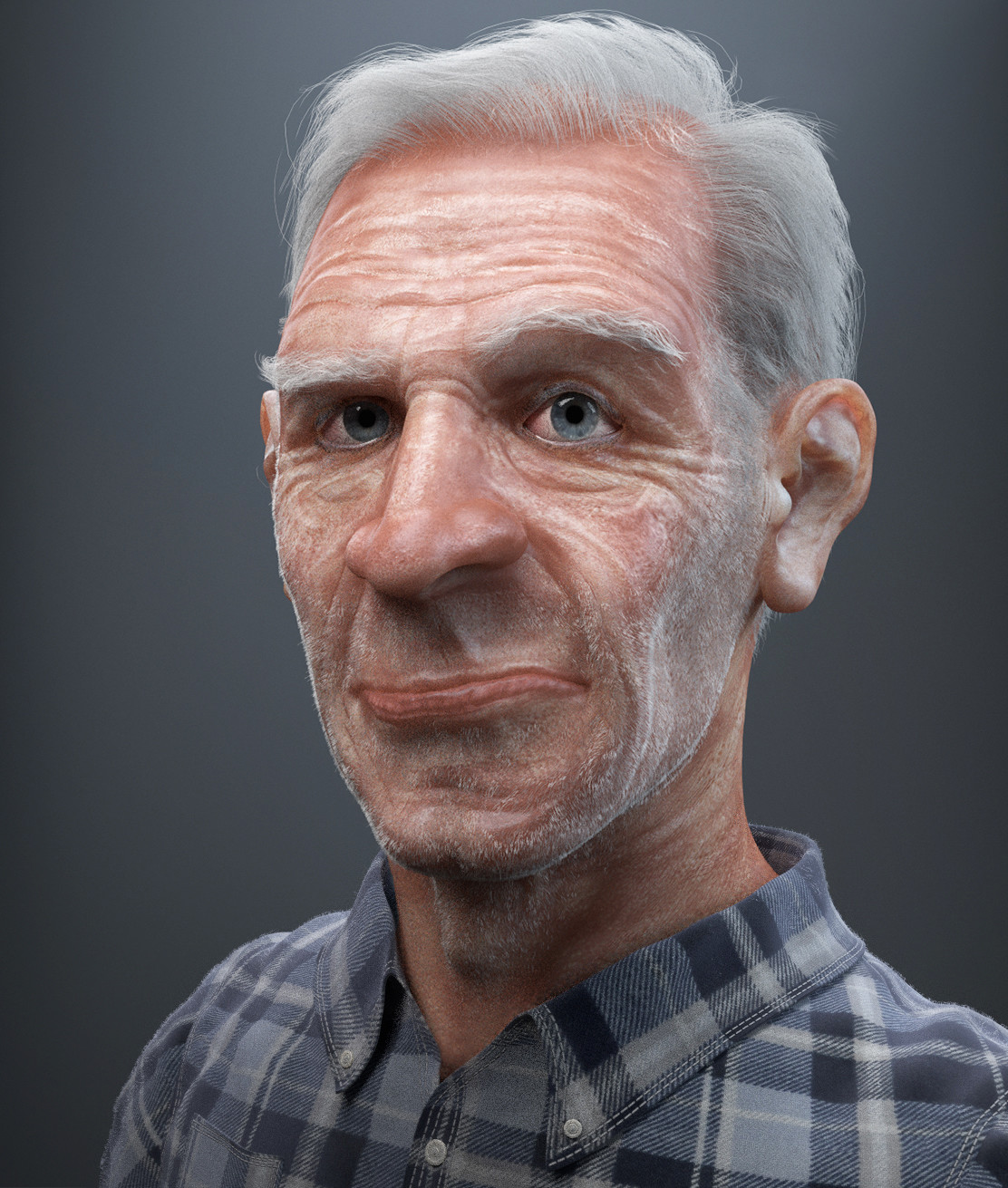 ArtStation - Old Man Portrait