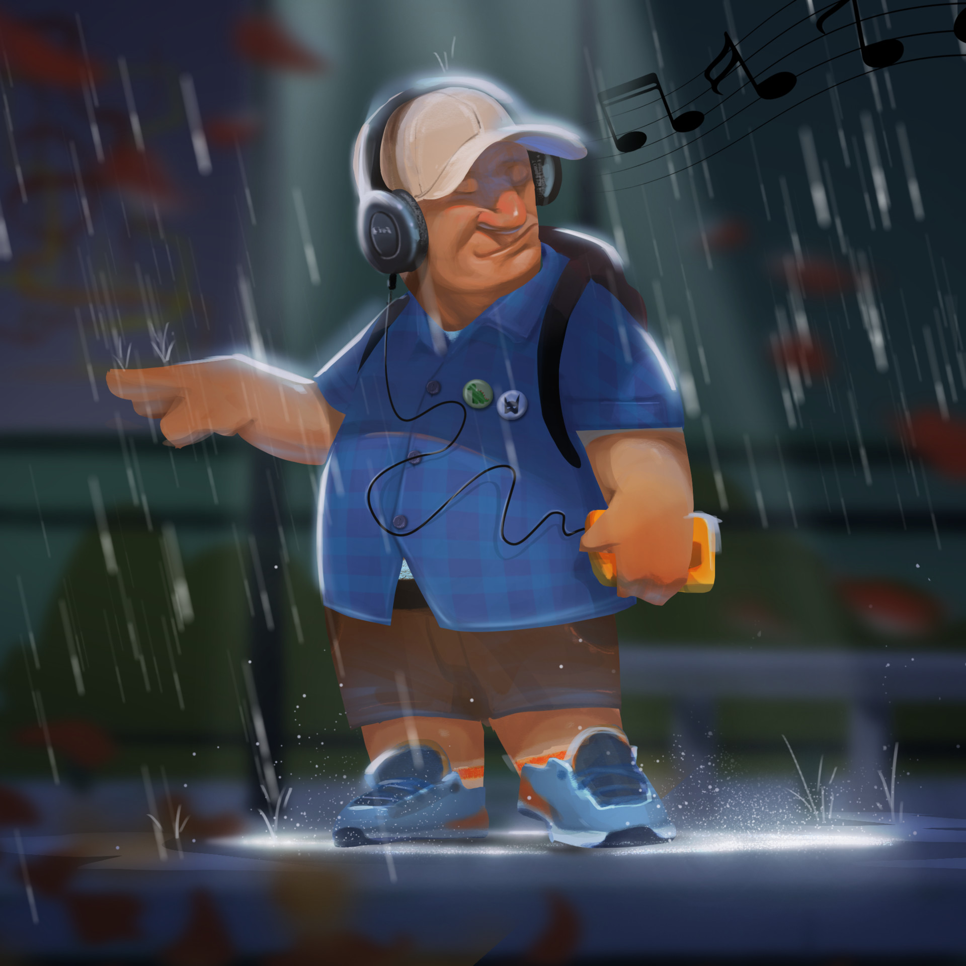 ArtStation - Bus Stop Jammin'