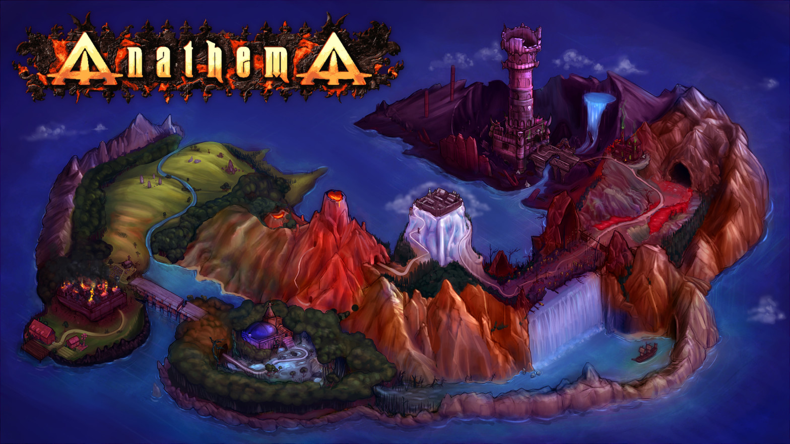 ArtStation - Anathema World Map