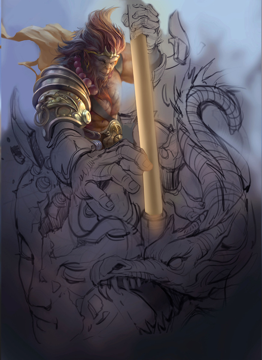 Derrick Song - Wukong fanart