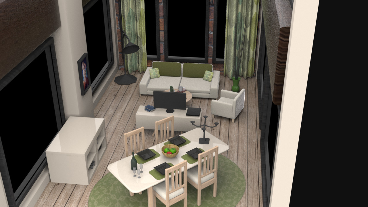 ArtStation - 3D Living Room