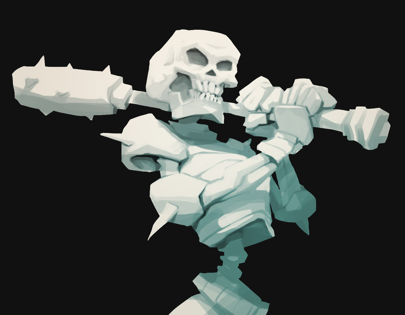 ArtStation - Quick skeleton sketch