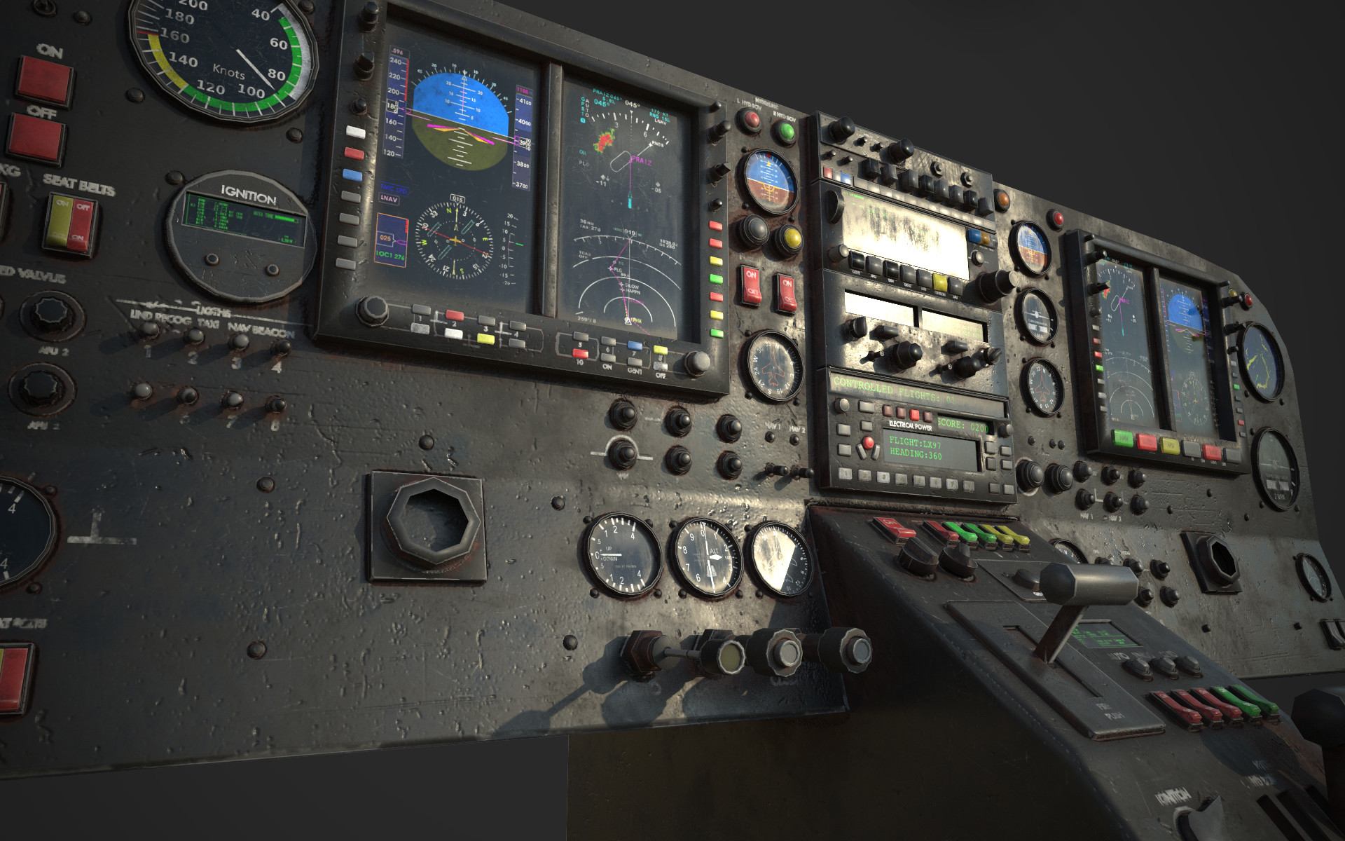 Edson Cortez - Aircraft control panel