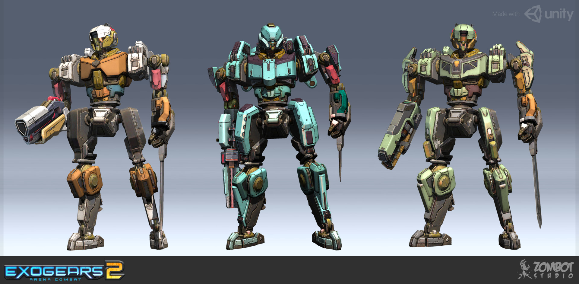 ArtStation - Exogears 2 Real-time Mechs