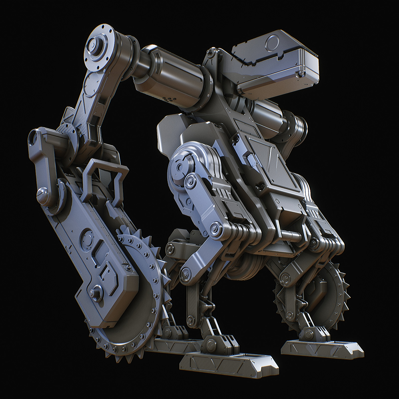 Ryan Spinney - Kitbash - Mech 01