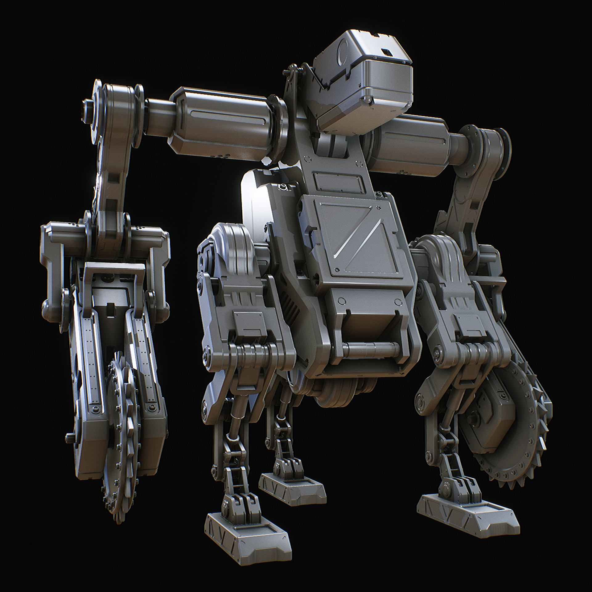 Ryan Spinney - Kitbash - Mech 01