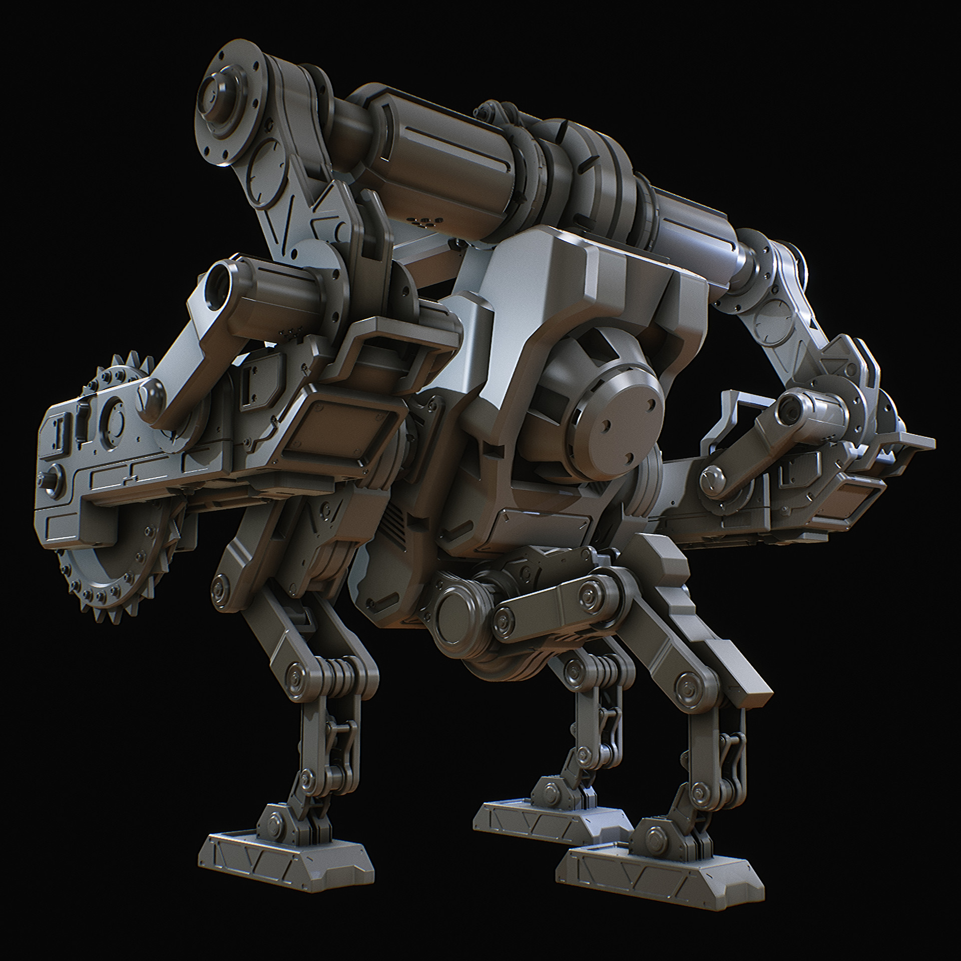 Ryan Spinney - Kitbash - Mech 01