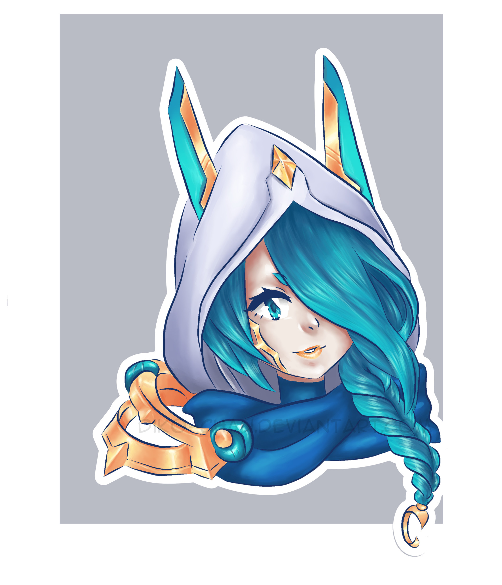 ArtStation - Cosmic Dusk Xayah fanart
