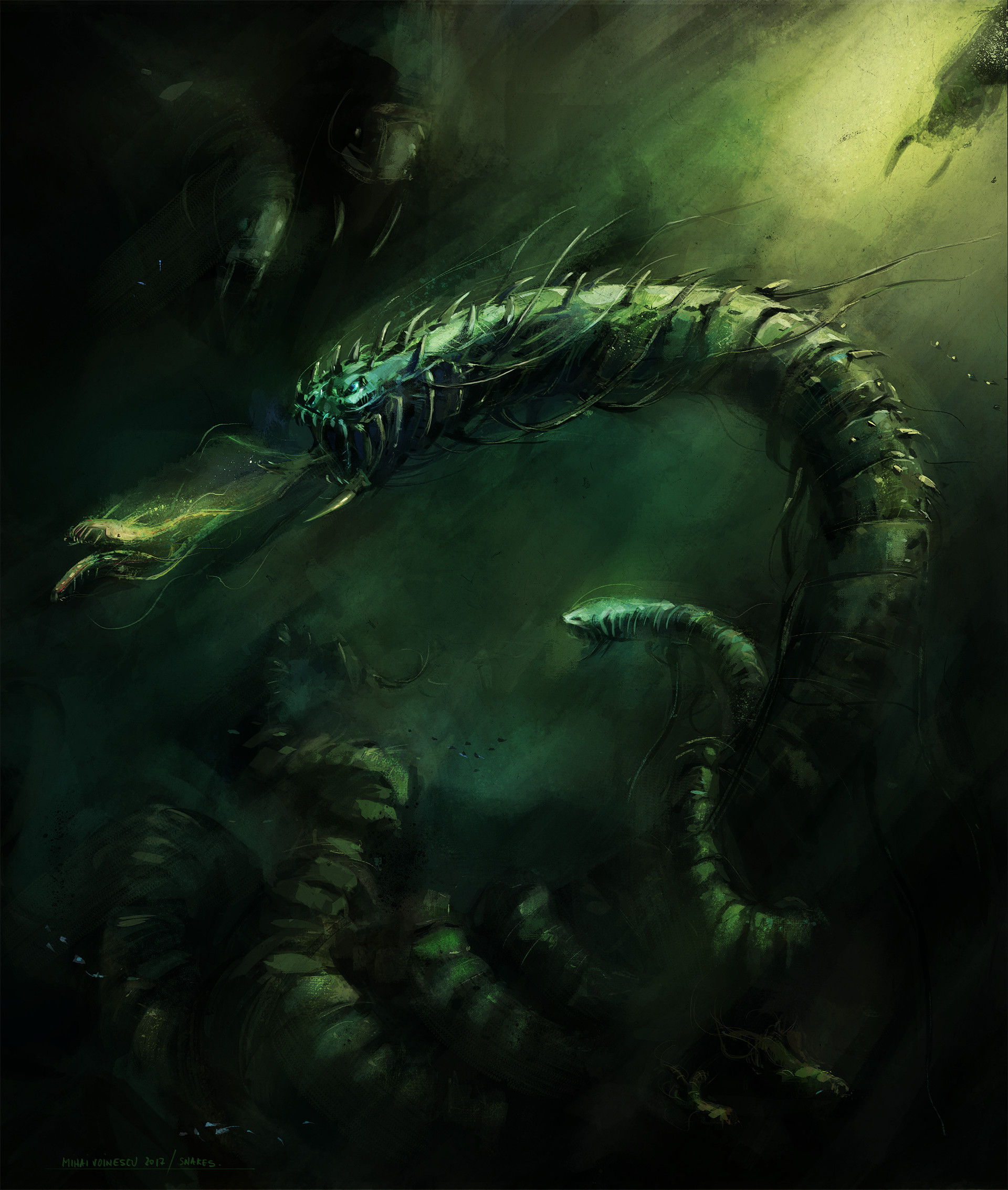 ArtStation - Study of snakes